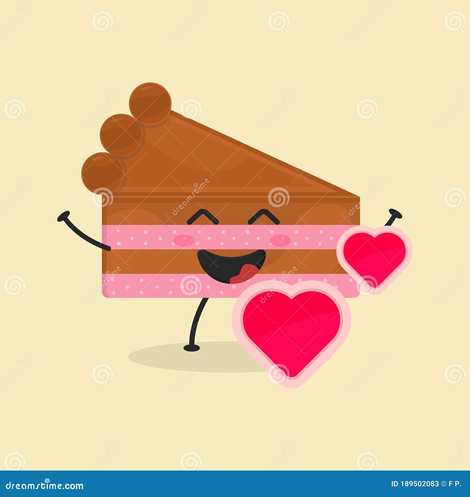 Sliced Cake. Vector Drawing | CartoonDealer.com #52240462