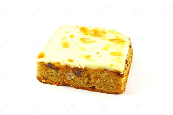 Slice of Carrot Cake Square Stock Photo - Image of icing, dessert: 6536678