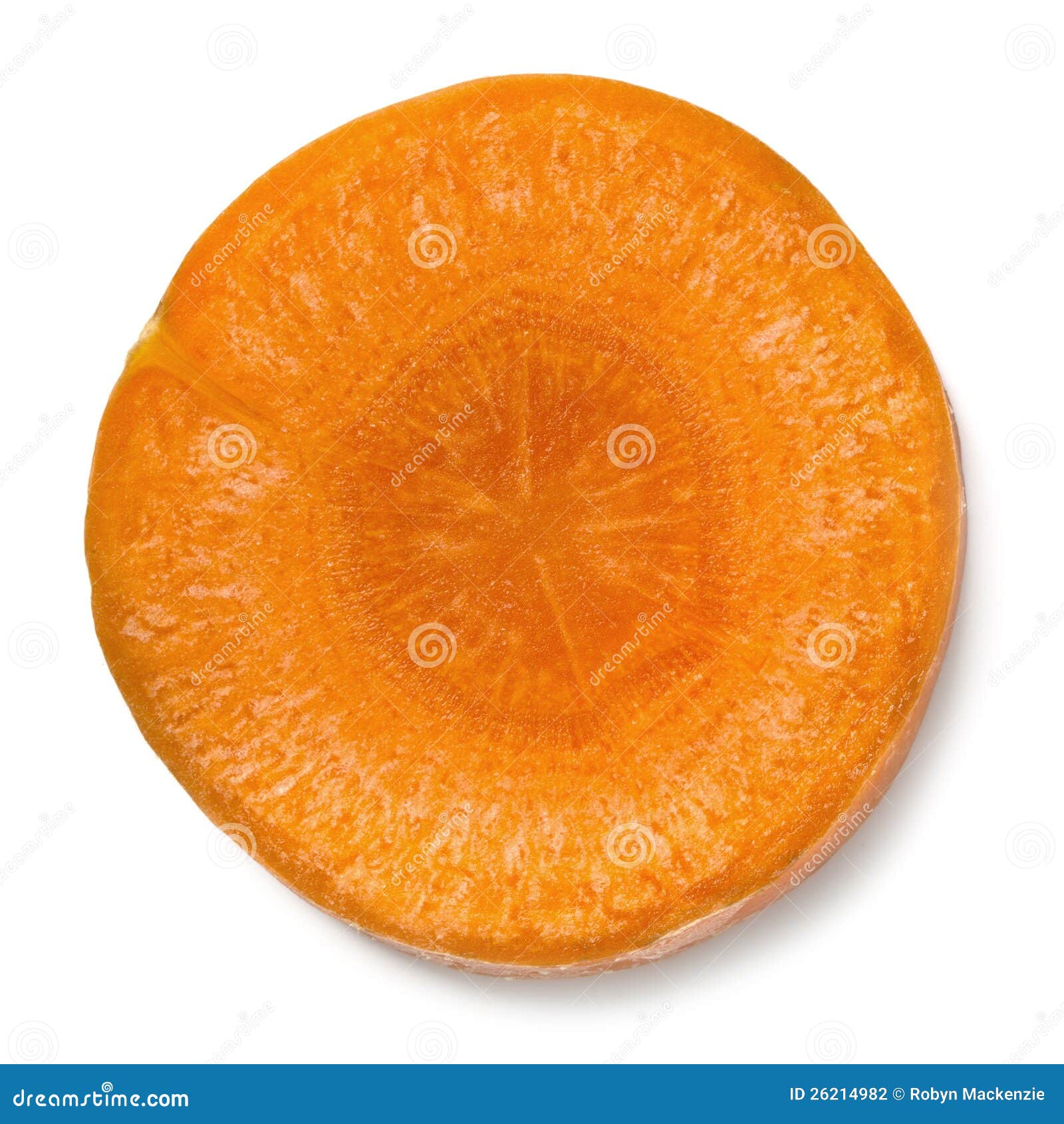 Slice Of Carrot Isolated Stock Photography - Image: 26214982