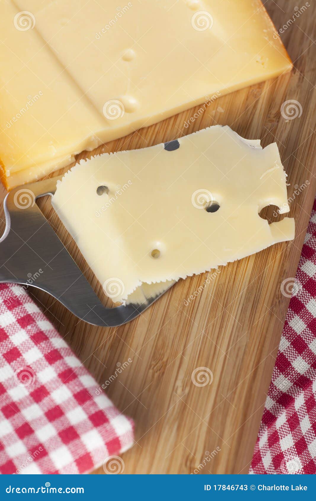 Slice of Cheese stock image. Image of wedge, board, gouda - 17846743