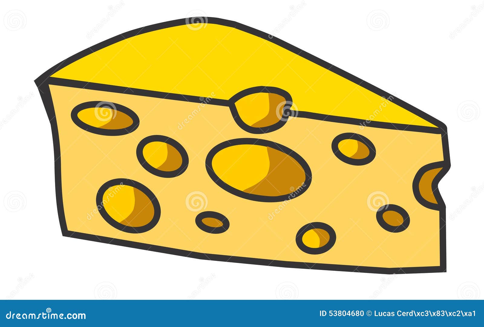 Cheese Slice Drawing