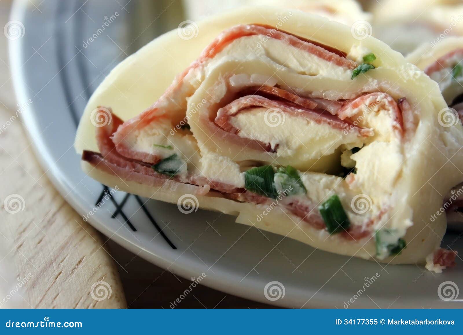 Slice cheese roll stock image. Image of dish, bread, mash - 34177355