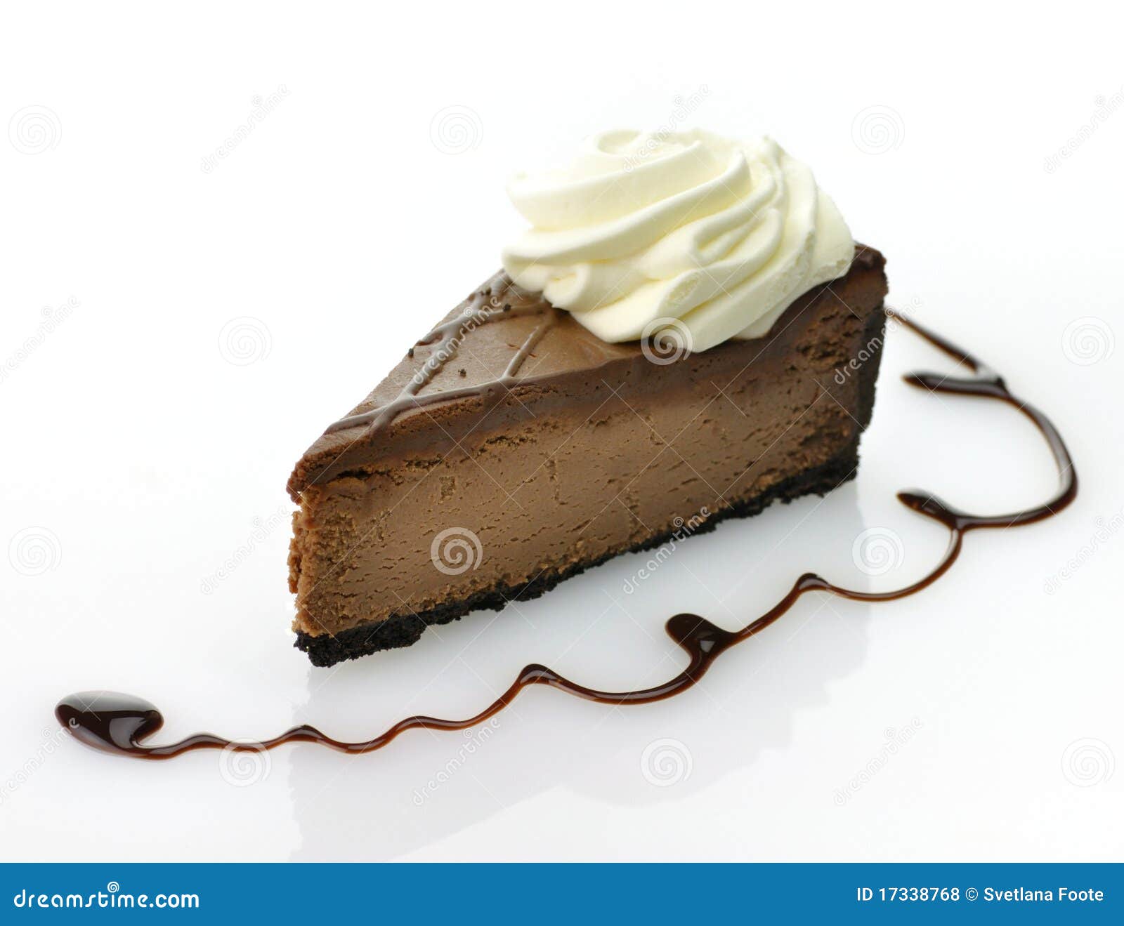 Slice of cheesecake stock photo. Image of dessert, decoration - 17338768