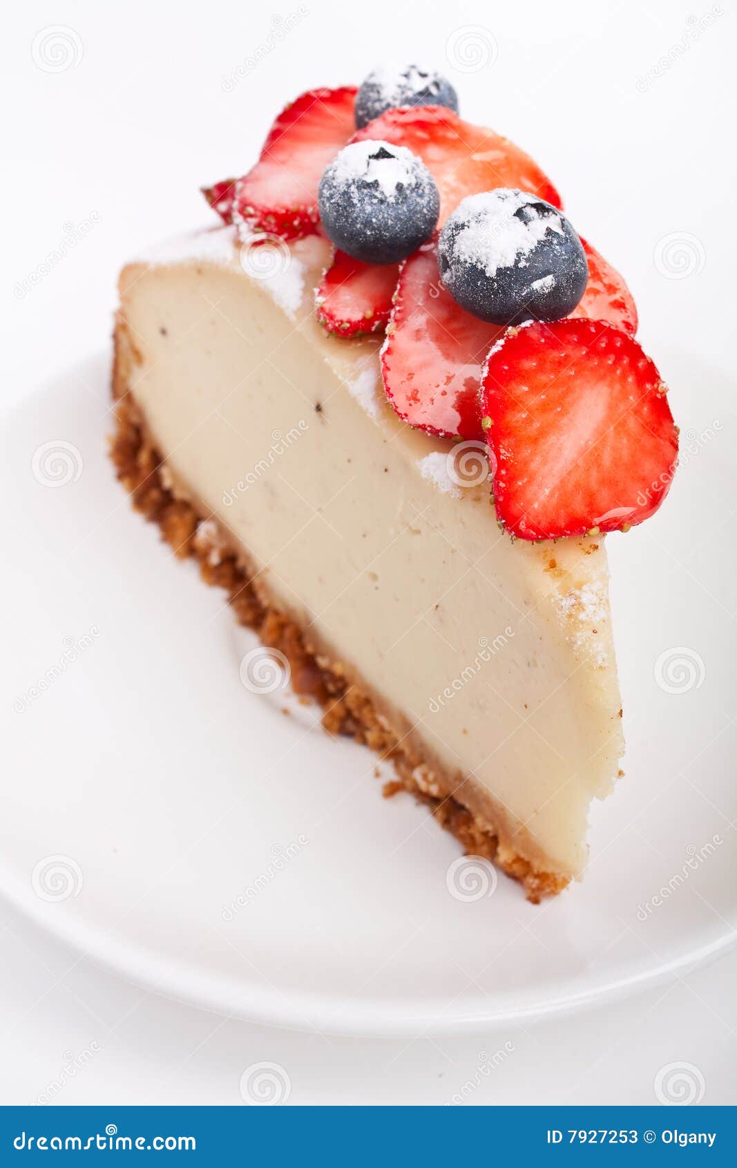 Slice of cheesecake stock image. Image of feast, cake - 7927253