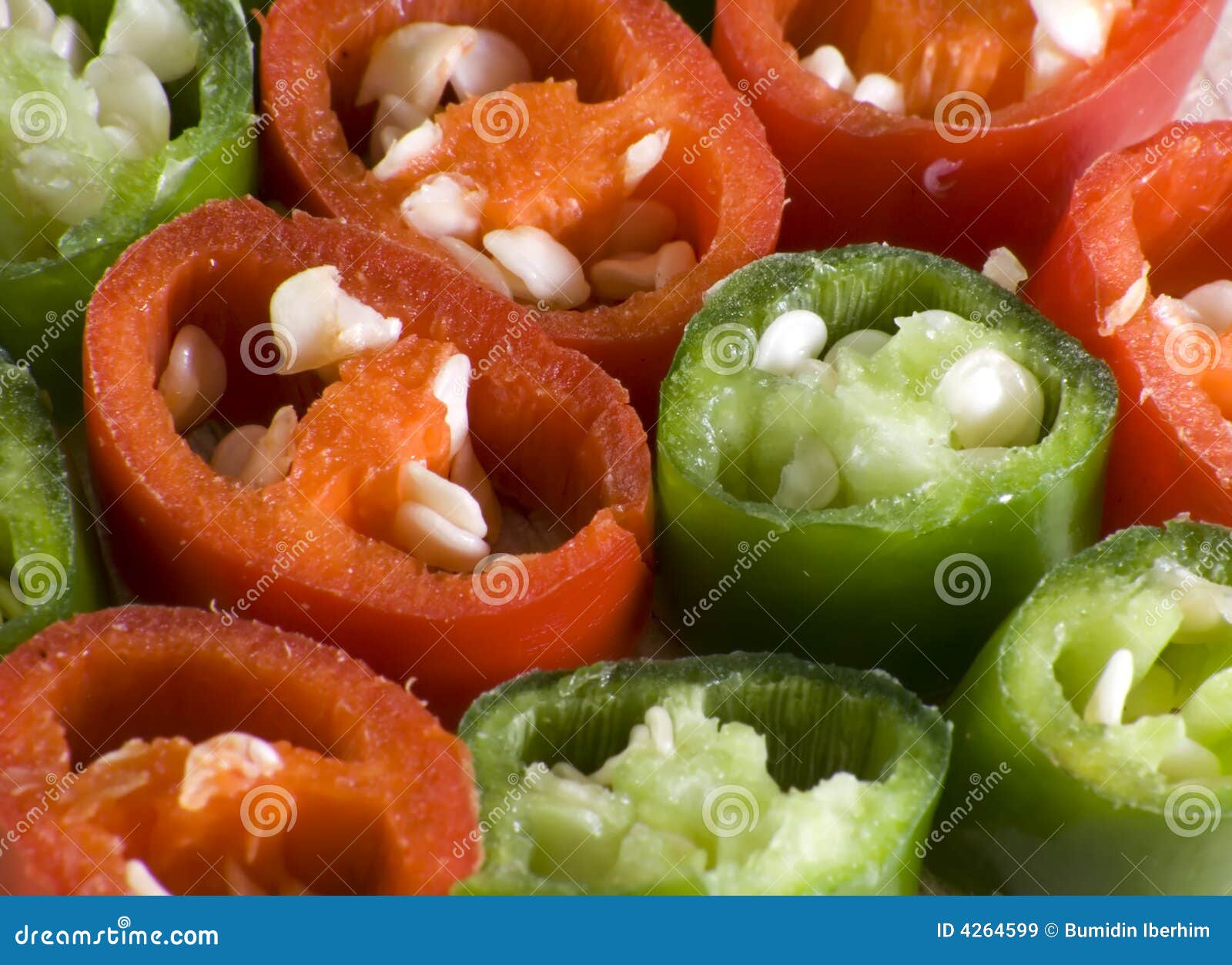 Slice chilli stock image. Image of asian, smash, small - 4264599