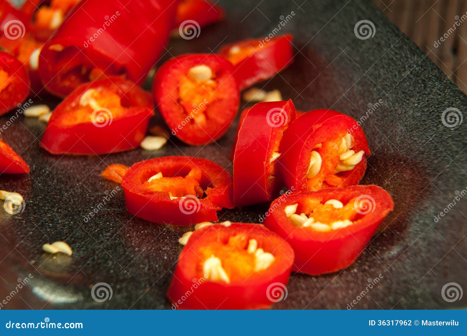 Slice chilli pepper stock photo. Image of pepperoni, gourmet - 36317962