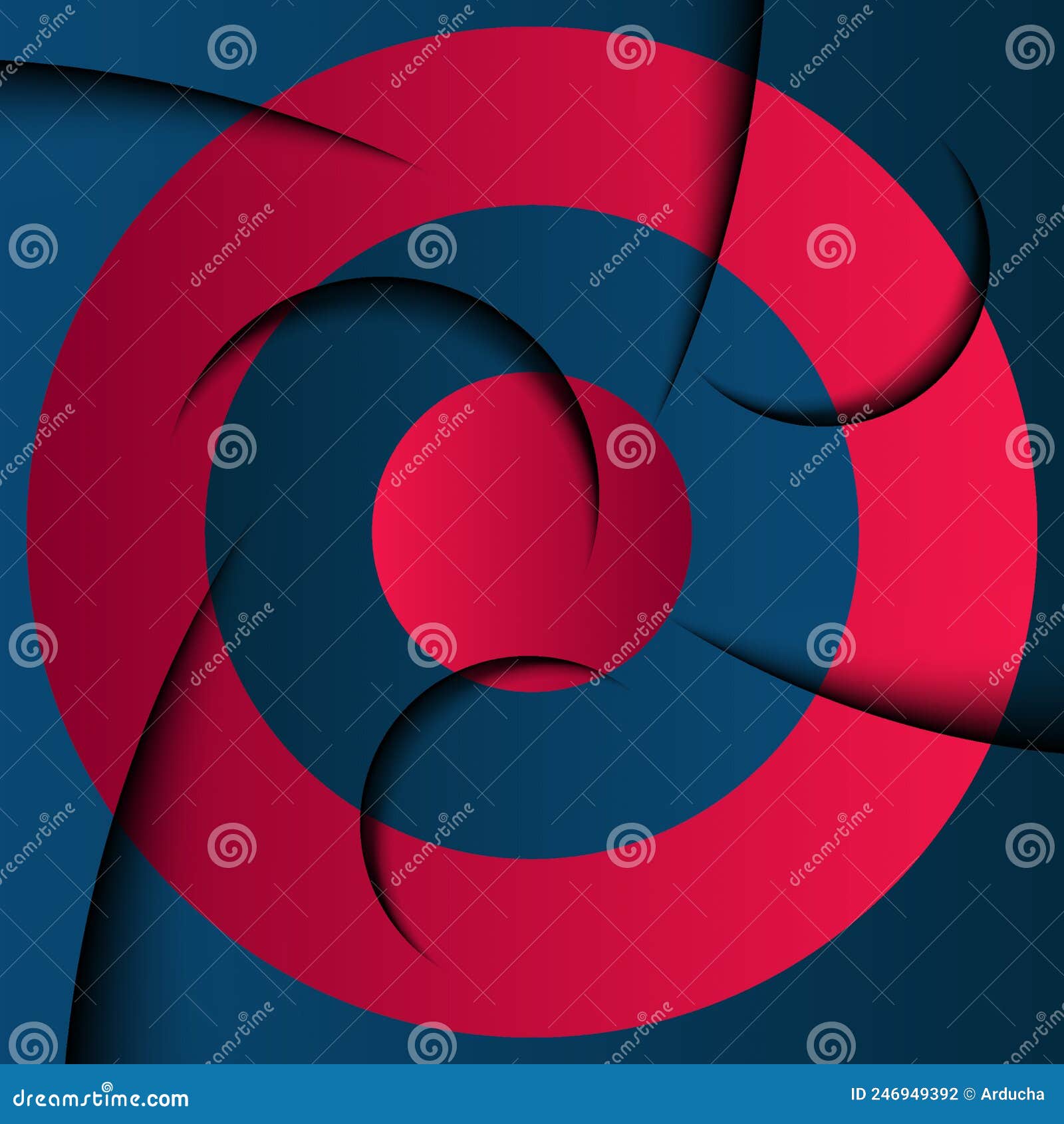 Slice Cirlce 3d Texture Background Art Stock Vector - Illustration of ...