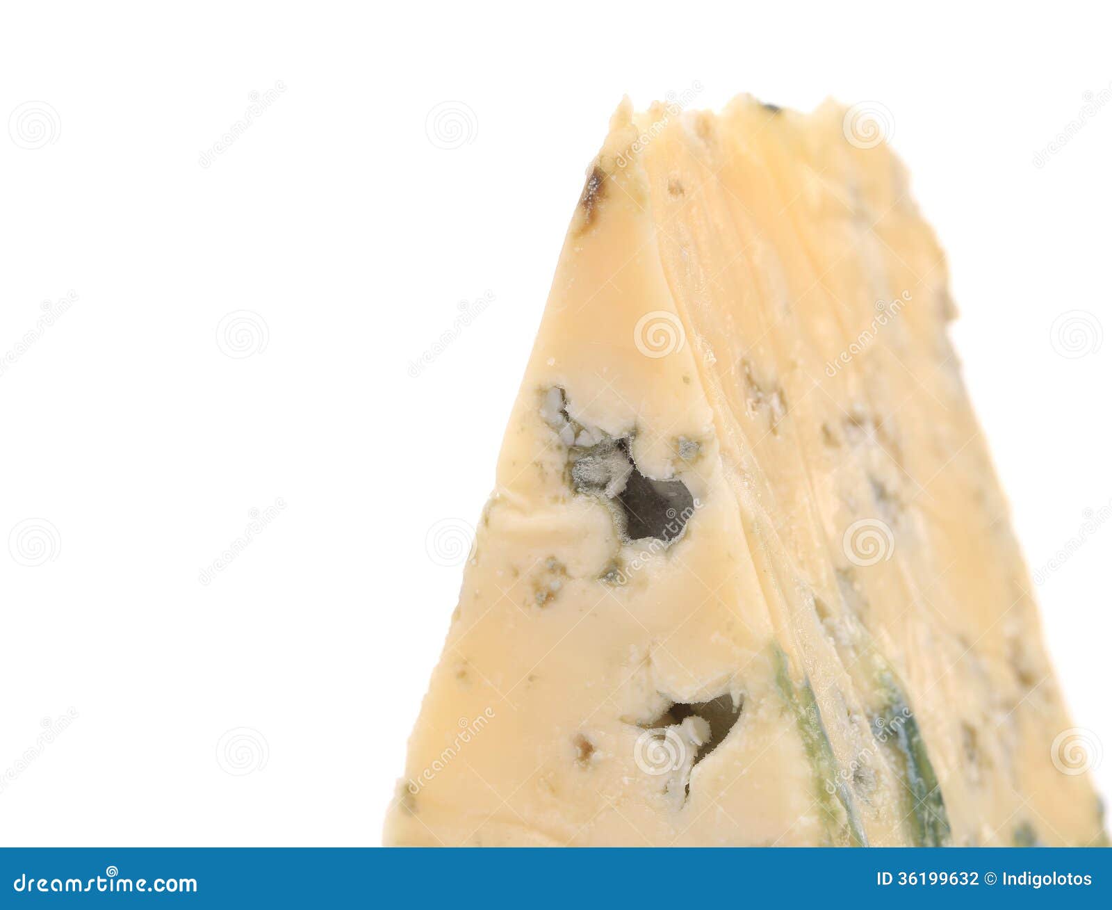 Slice of dor blue cheese. stock photo. Image of delicacy - 36199632