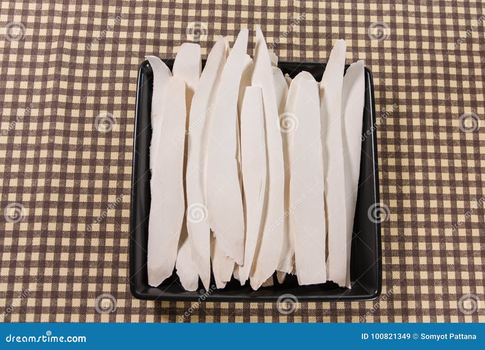 Slice and Dried Chinese Yam Stock Image - Image of vegetables, herbal ...