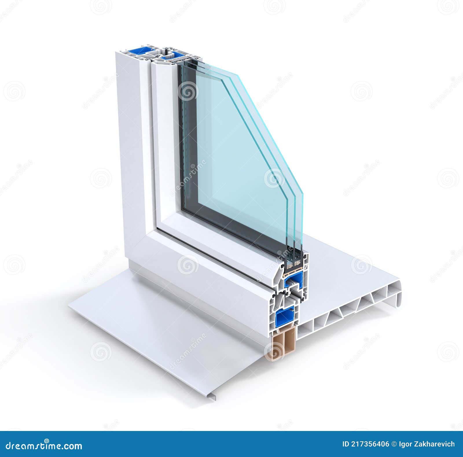 Slice Window Profile. Stock Image | CartoonDealer.com #61753561