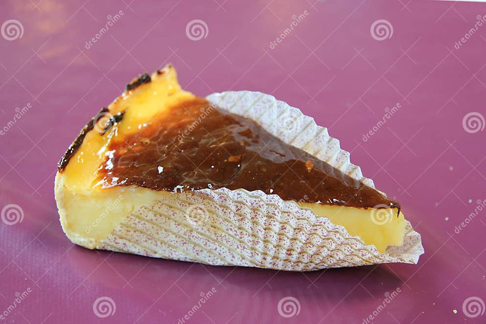 Slice of flan stock photo. Image of retail, icing, candy - 26640636