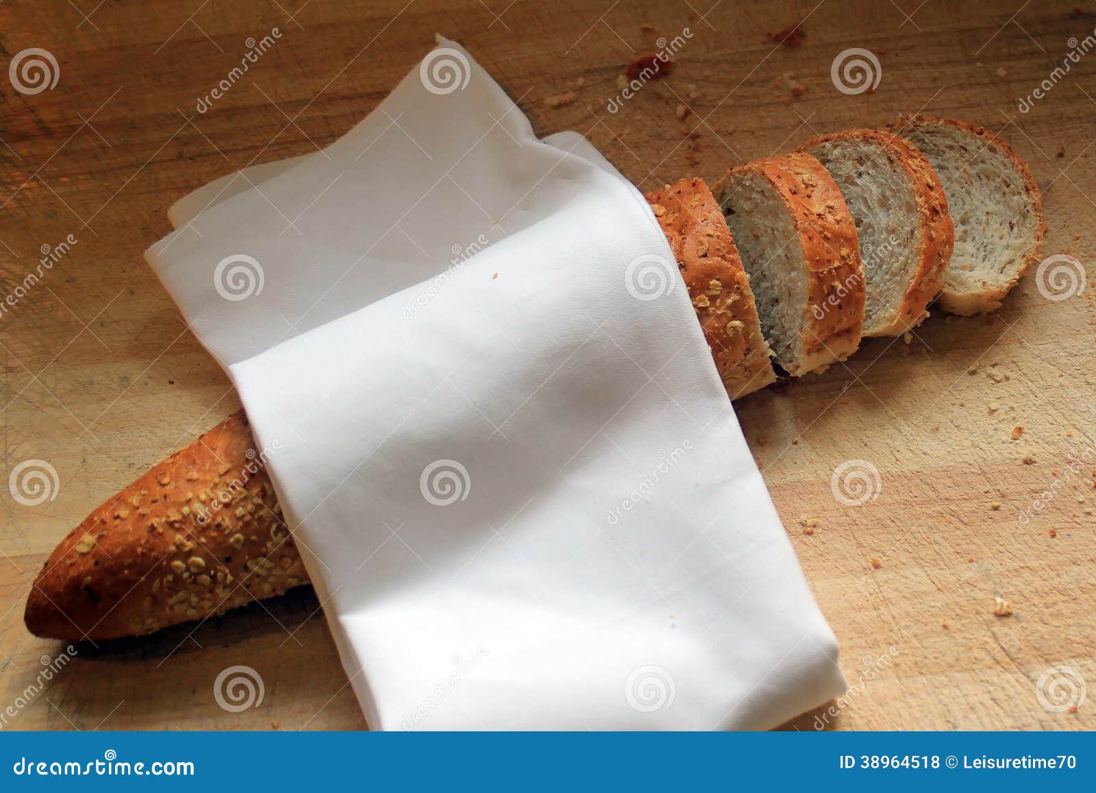 Slice Of French Comte Cheese On Wood Cutting Board With Fresh Green ...