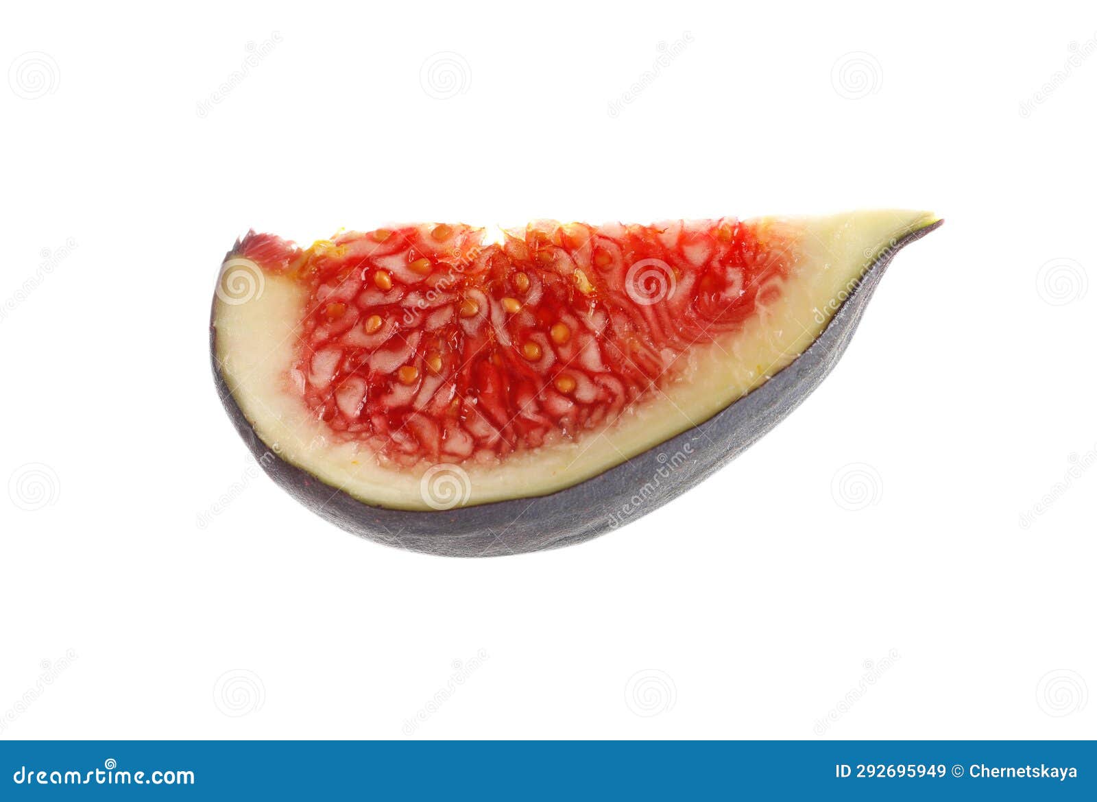 Slice of Fresh Fig Isolated on White Stock Image - Image of ingredient ...