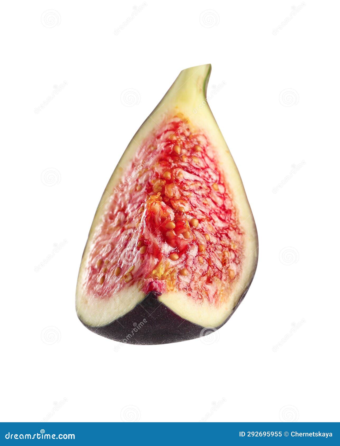 Slice of Fresh Fig Isolated on White Stock Image - Image of antioxidant ...