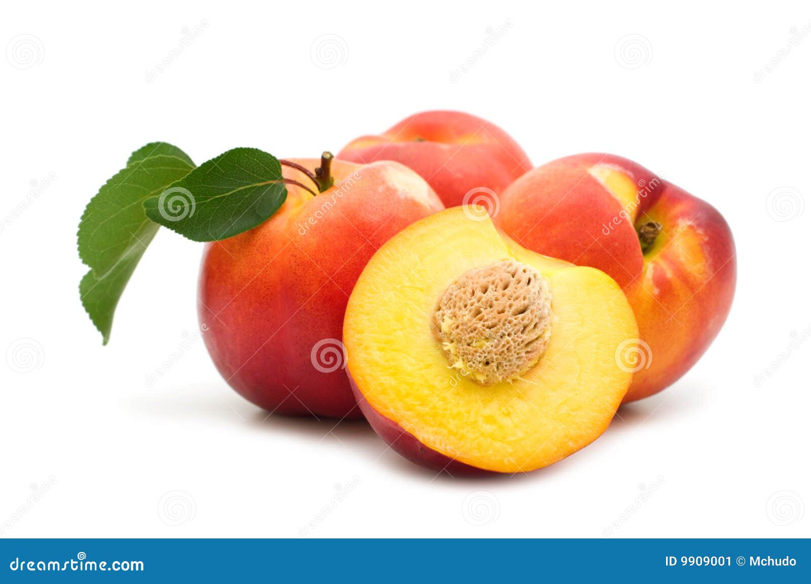 Slice fresh nectarine stock image. Image of vitamin, fresh - 9909001