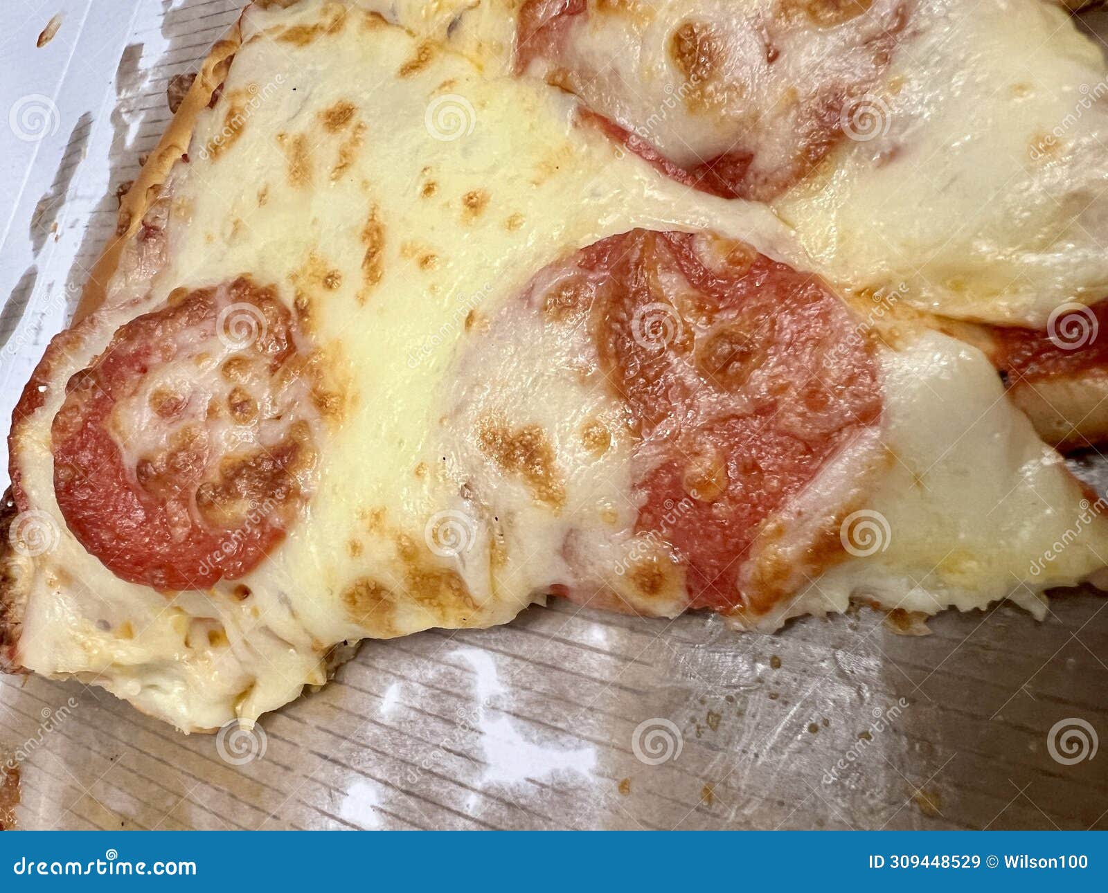 Pepperoni Pizza stock image. Image of pizza, pepperoni - 309448529