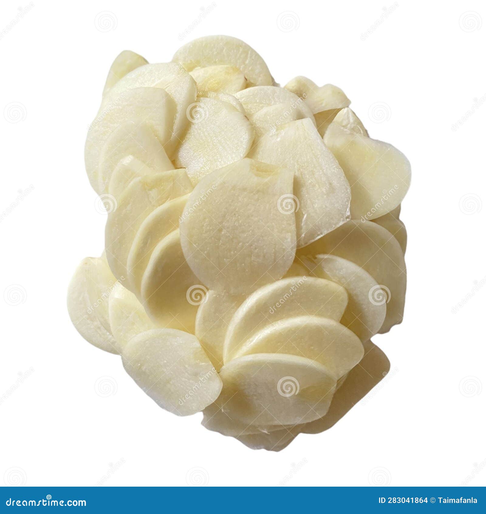 Slice garlic stock photo. Image of herb, slice, asian - 283041864