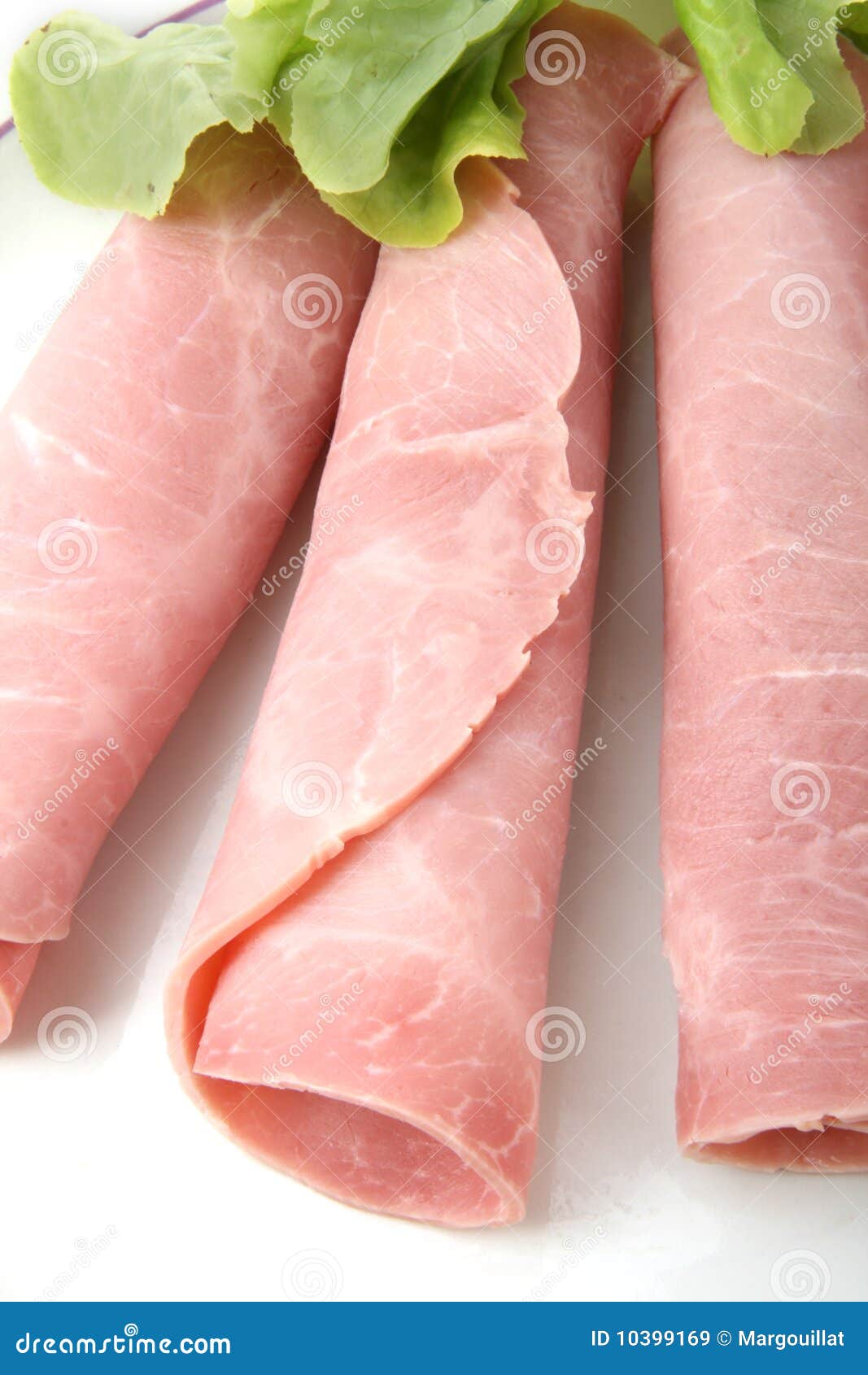 Slice of ham stock image. Image of meat, slice, food - 10399169