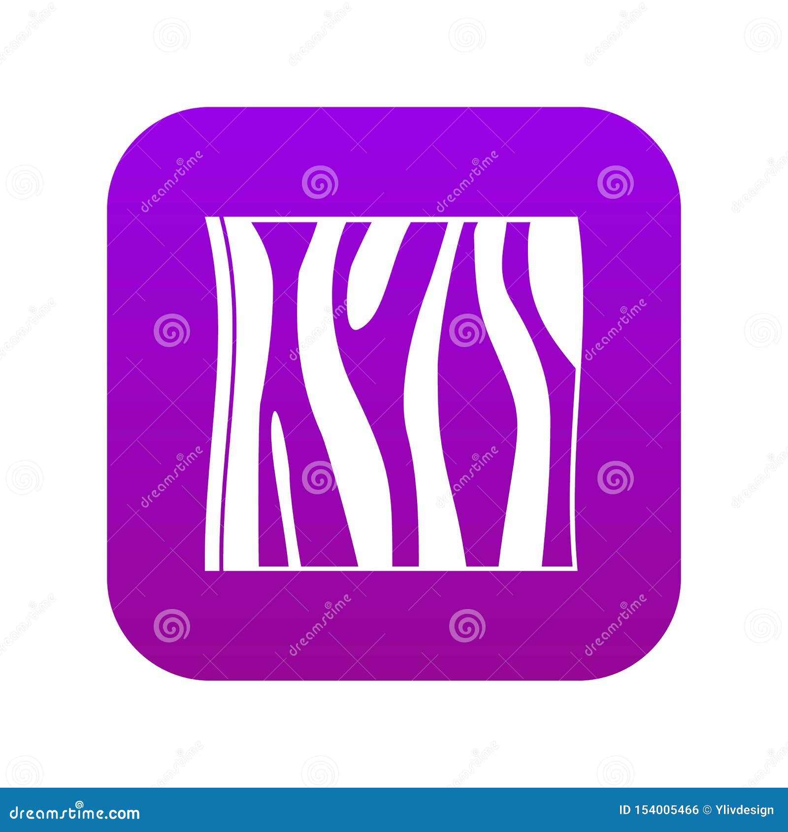 Slice of Ham Icon Digital Purple Stock Vector - Illustration of meal ...