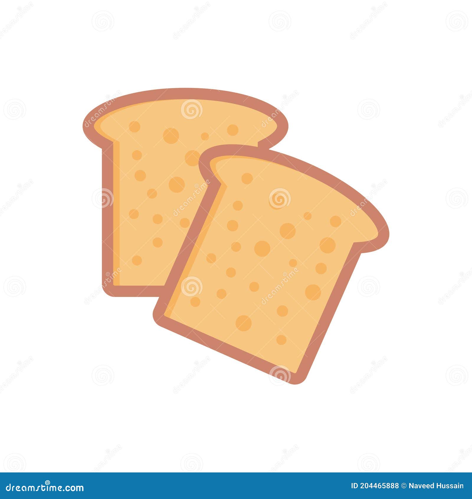 Slice Vector Flat Color Icon Stock Vector - Illustration of desktop ...
