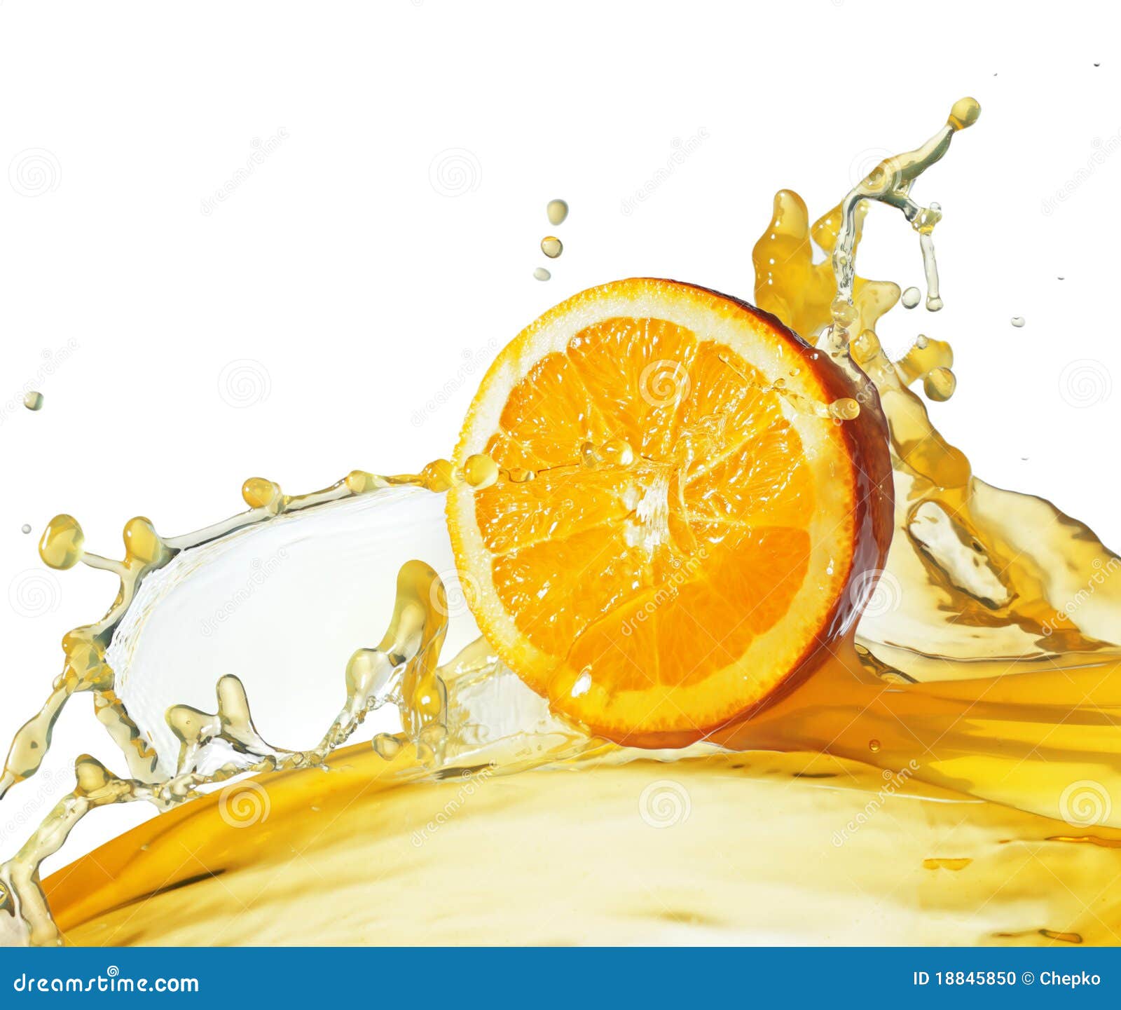 Slice in juice stock photo. Image of freshness, brightly - 18845850