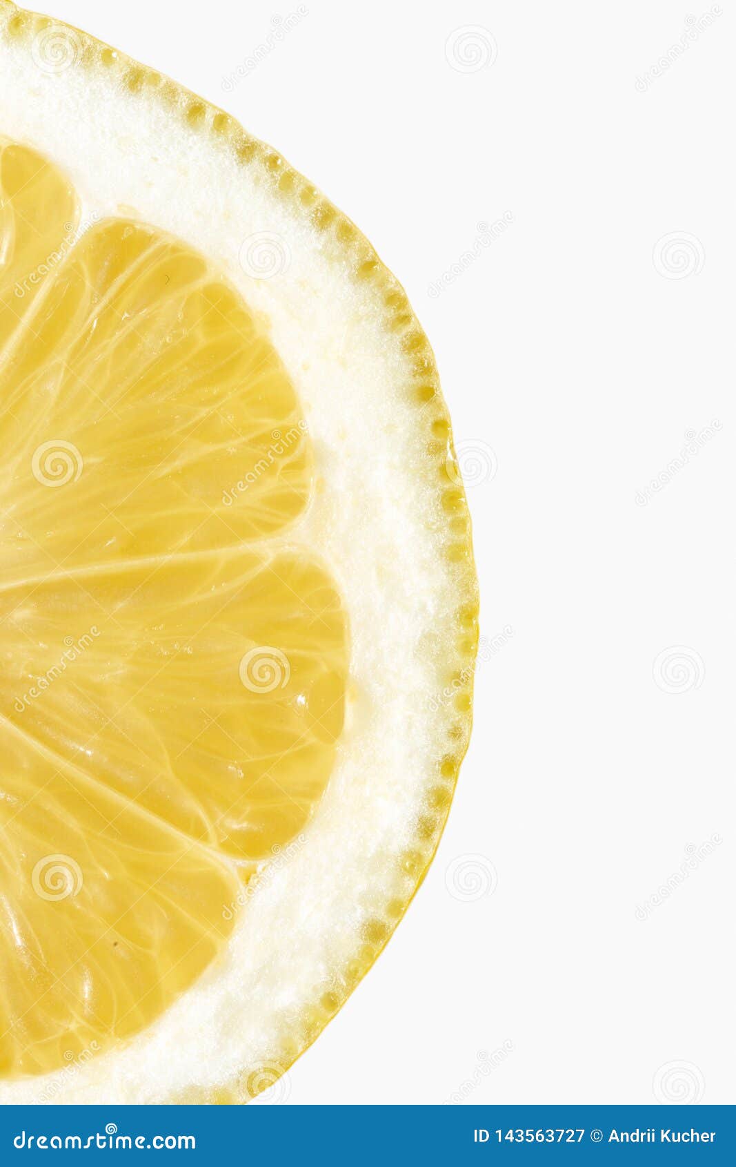Slice of Lemon Close Up Lemon Fruit Stock Image - Image of bright ...