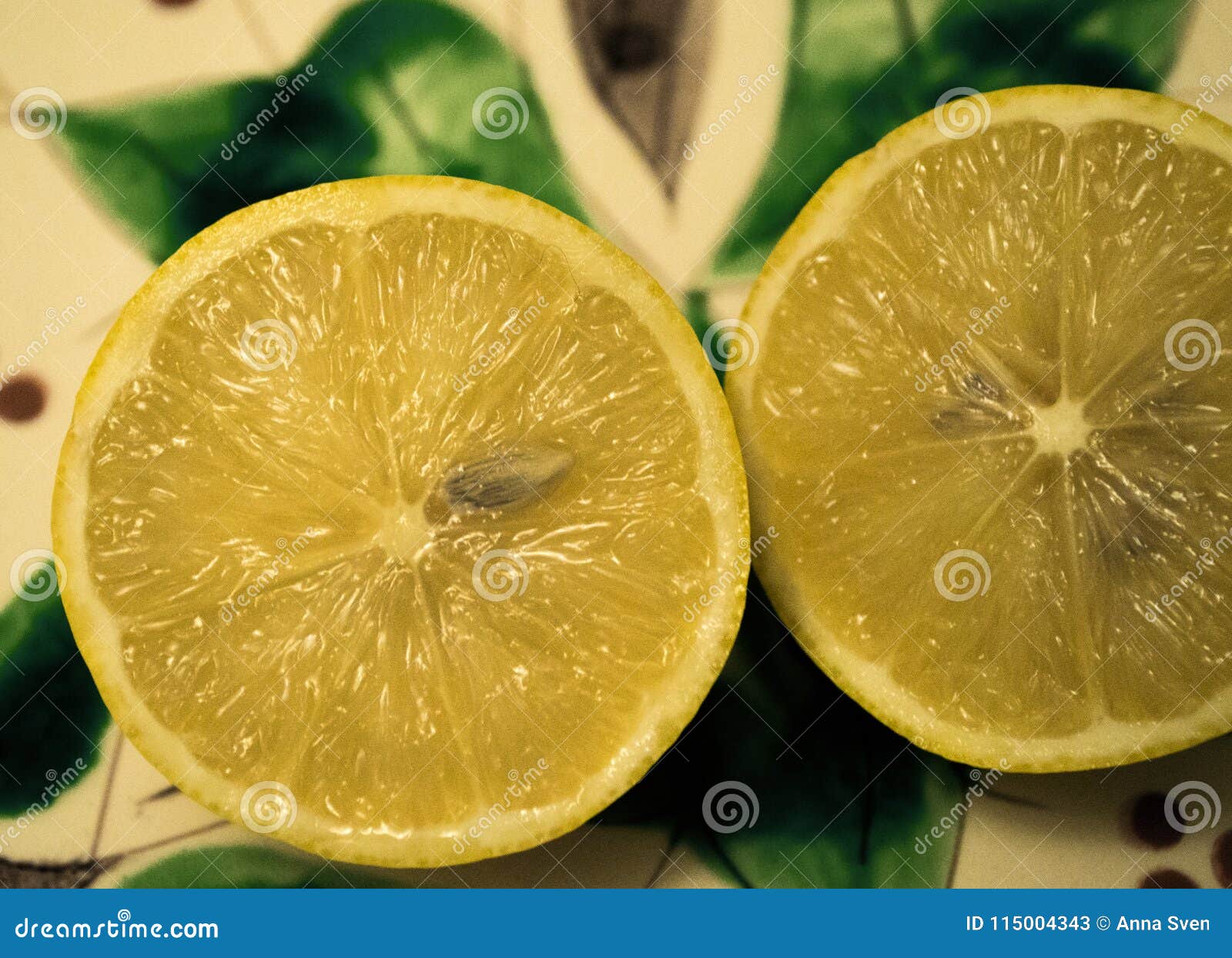 Slice of lemon stock image. Image of yellow, bone, slices - 115004343