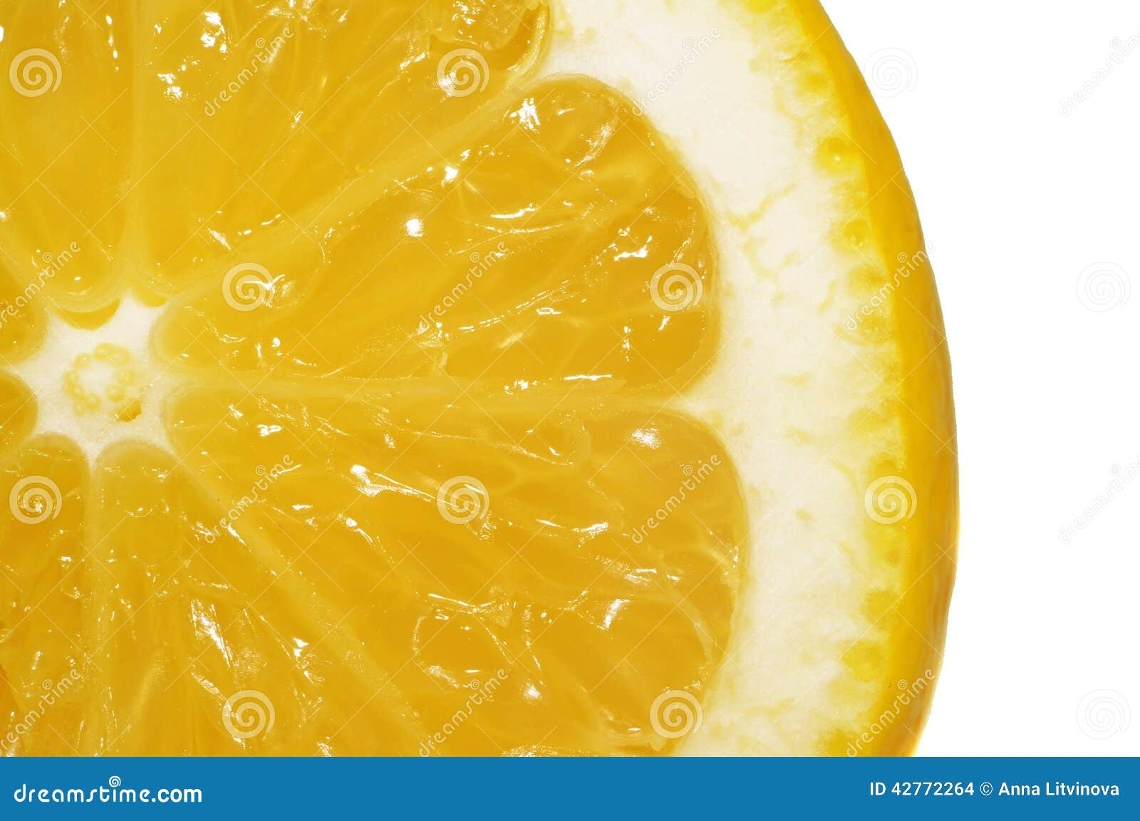 Slice Lemon Extreme Close Up Stock Photo - Image of primrose, organic ...
