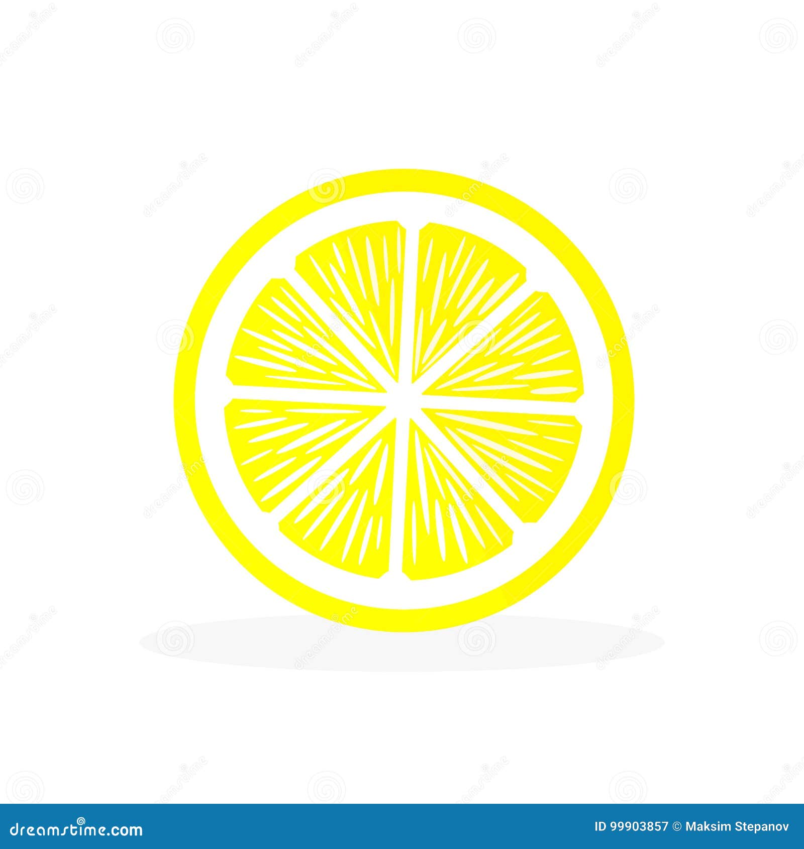 Slice Slice Of Lemon, Orange, Grapefruit, Lime. Chalk Sketch. Hand ...