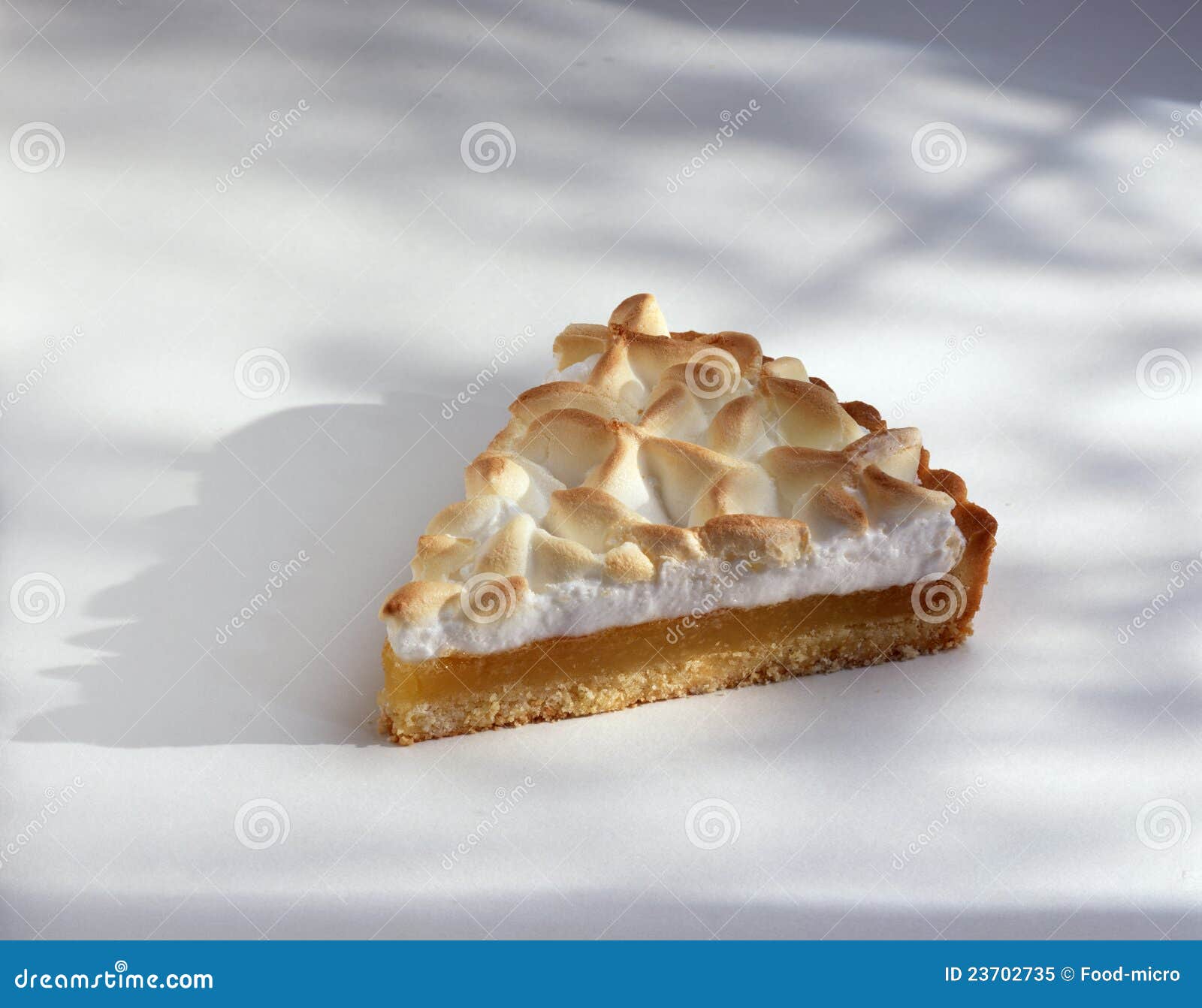Slice of Lemon Meringue Pie Stock Image - Image of dish, cake: 23702735