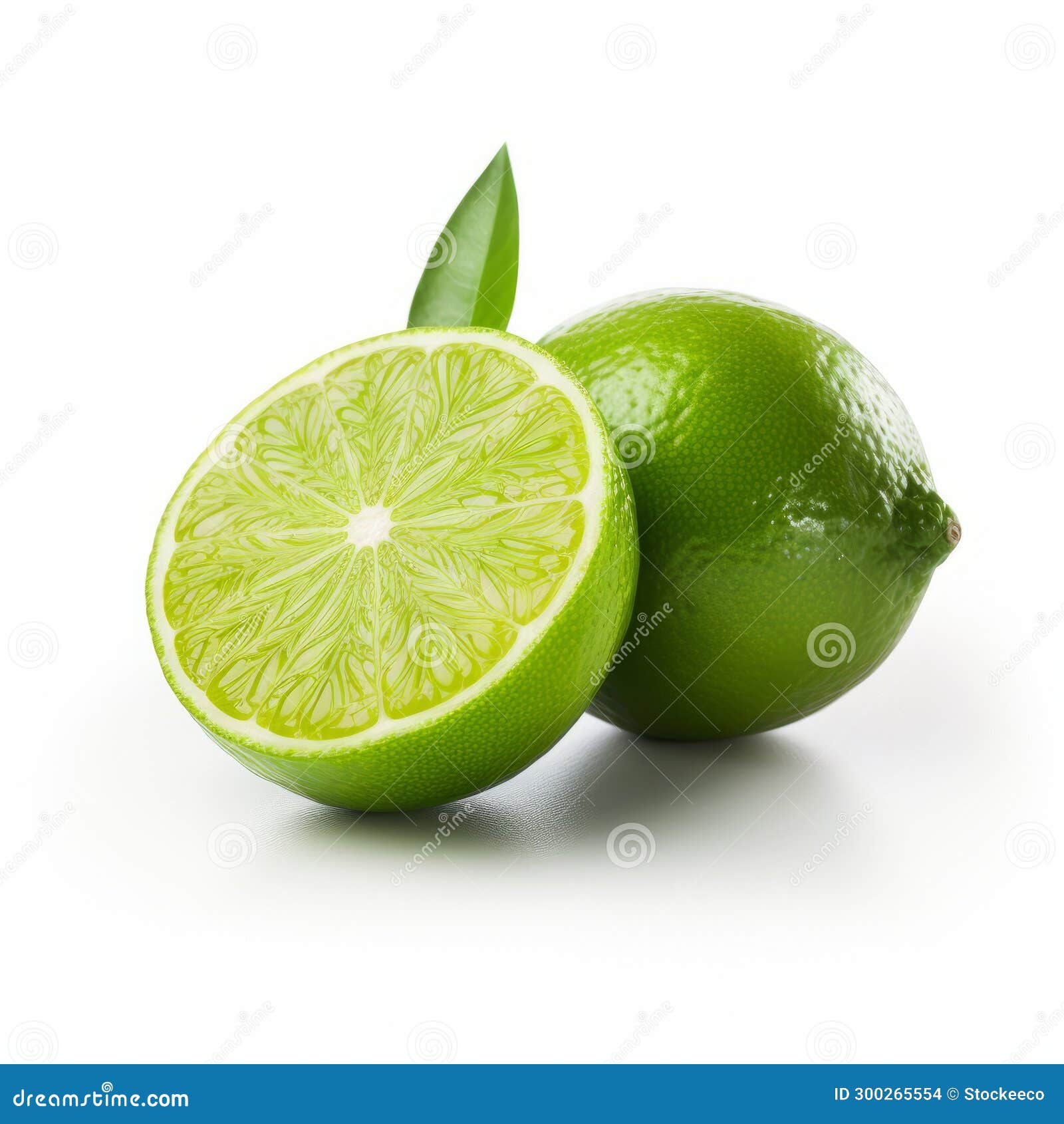 Vibrant Lime Slices: a Captivating Display of Color and Detail Stock ...