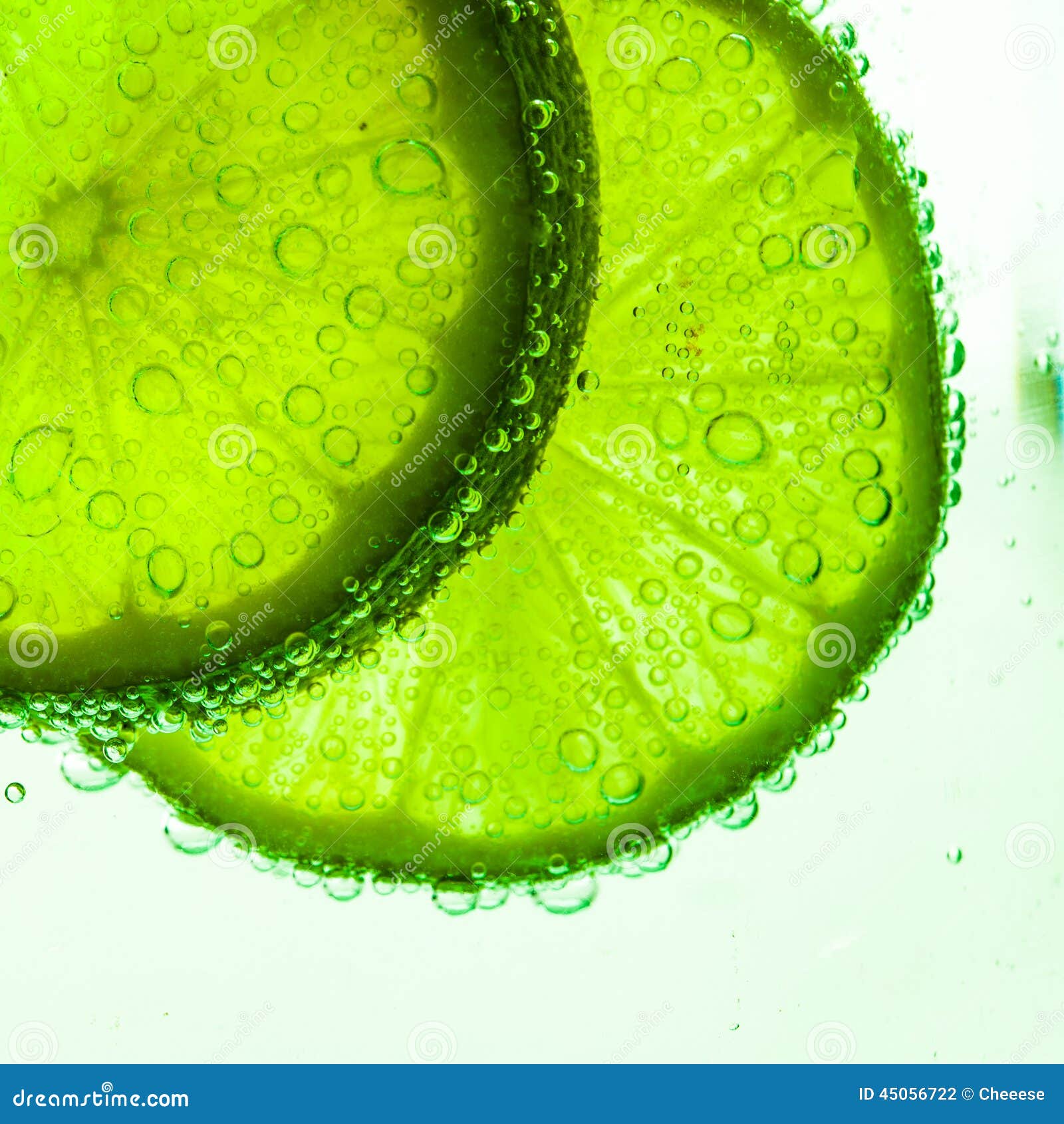 Slice of Lime with Water Drops Stock Photo - Image of nature, macro ...