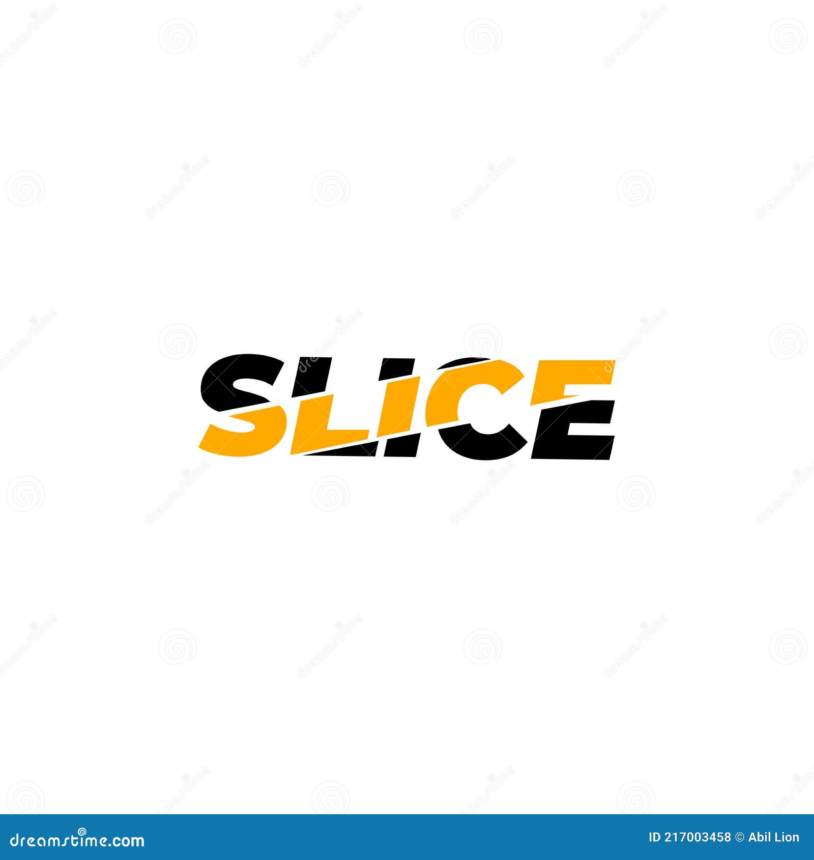 211. Slice Logo Vector Free Template Stock Vector - Illustration of ...