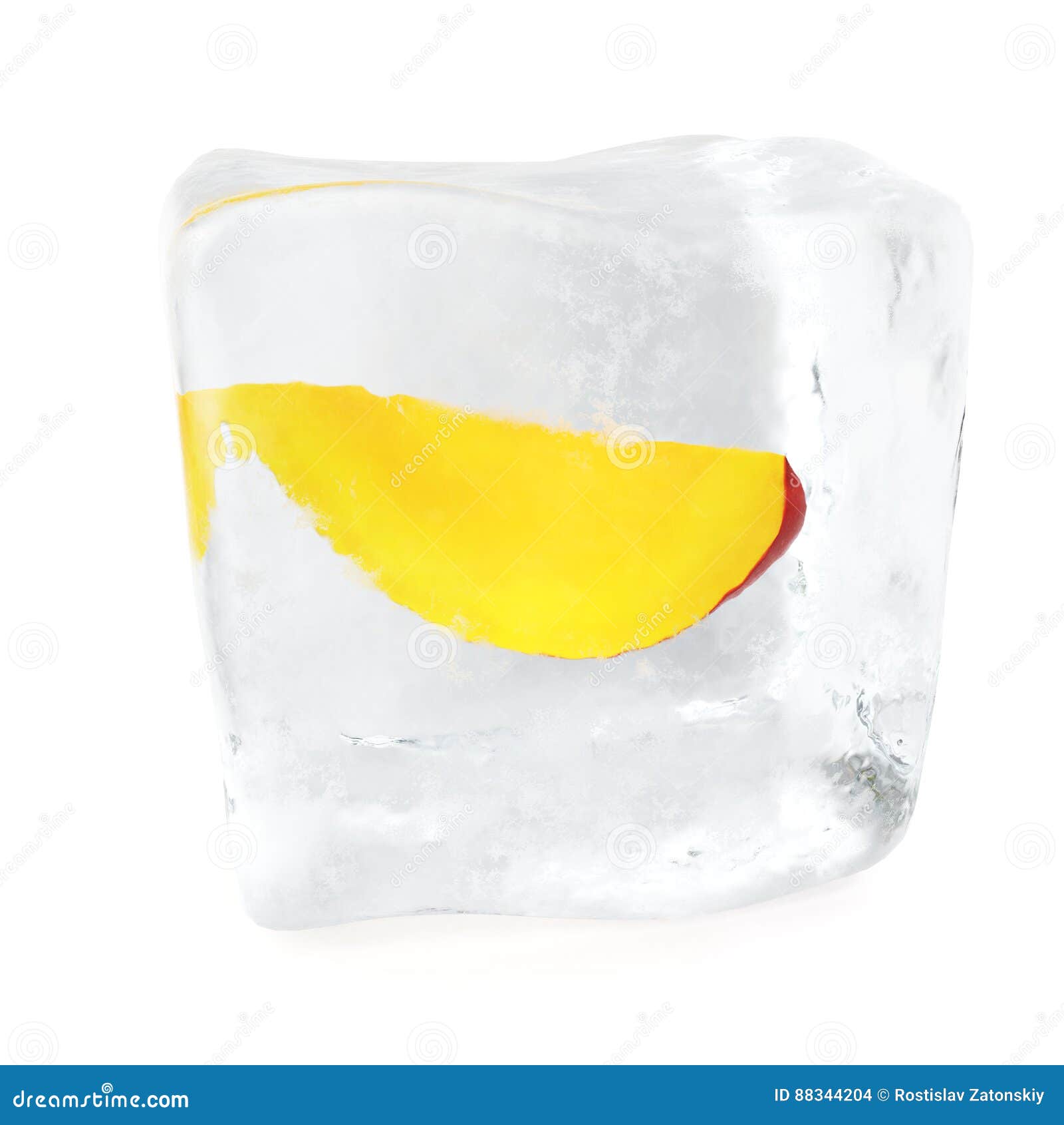 Cube Of Mango Icon, Cartoon Style Vector Illustration | CartoonDealer ...