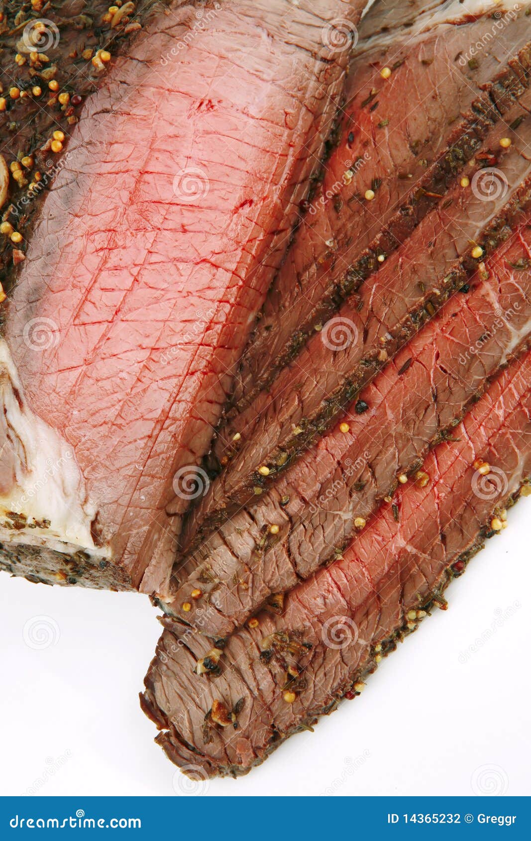 Slice meat on white stock photo. Image of restaurant - 14365232