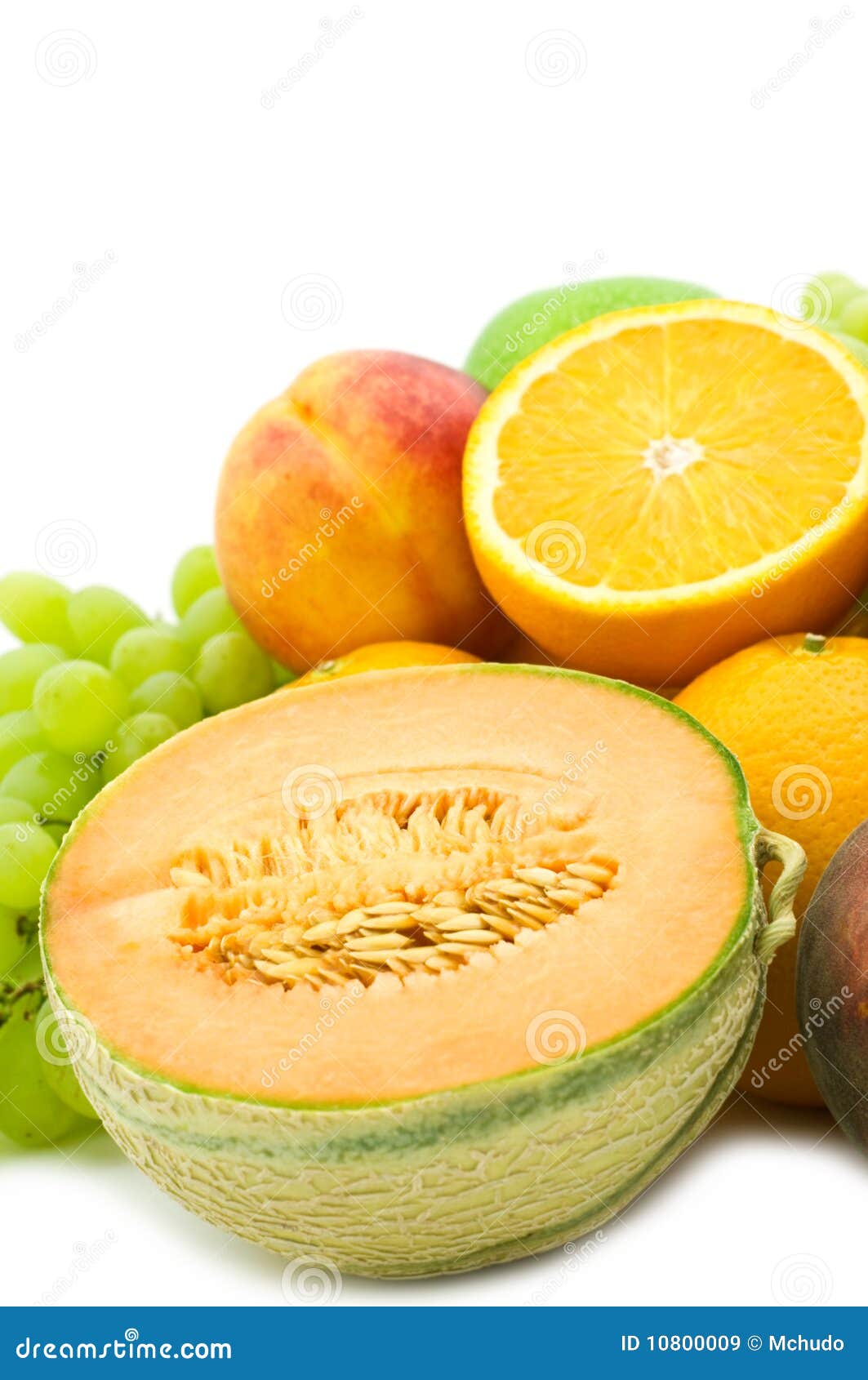 Slice melon stock image. Image of fruit, assortment, slice - 10800009