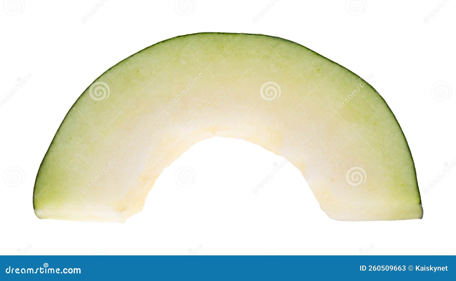Slice of Melon Isolated on a White Background Stock Image - Image of ...