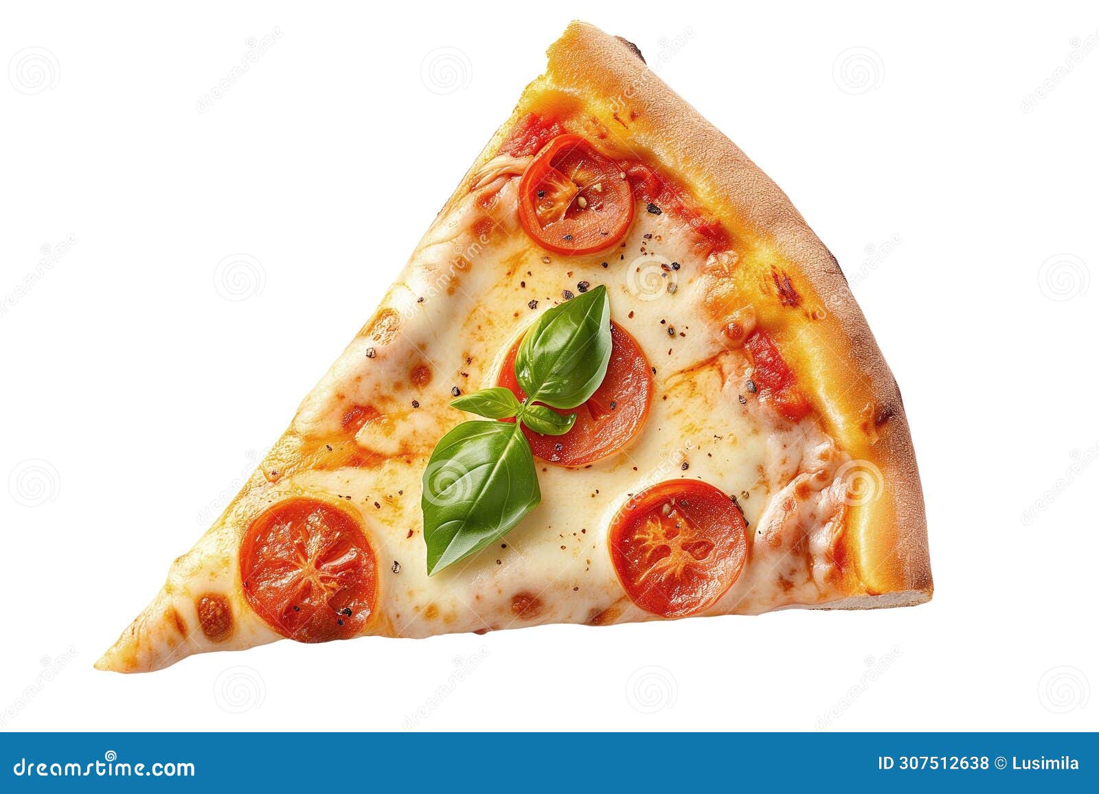 Slice of Neapolitan pizza stock photo. Image of lunch - 307512638