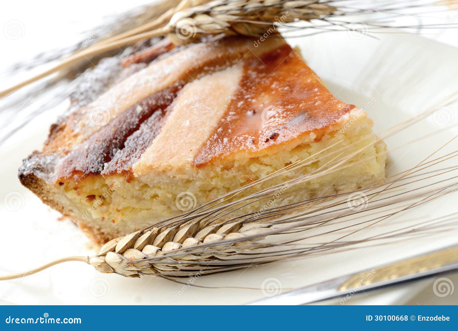 Pastiera stock photo. Image of grain, pastry, genuine - 30100668