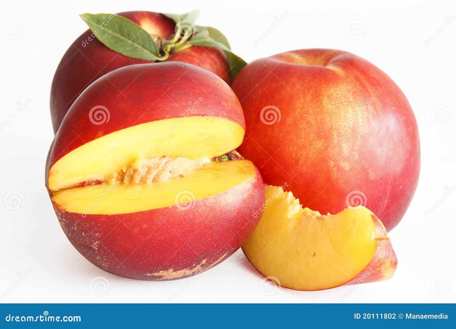 A slice of nectarine stock photo. Image of peach, nectarine - 20111802