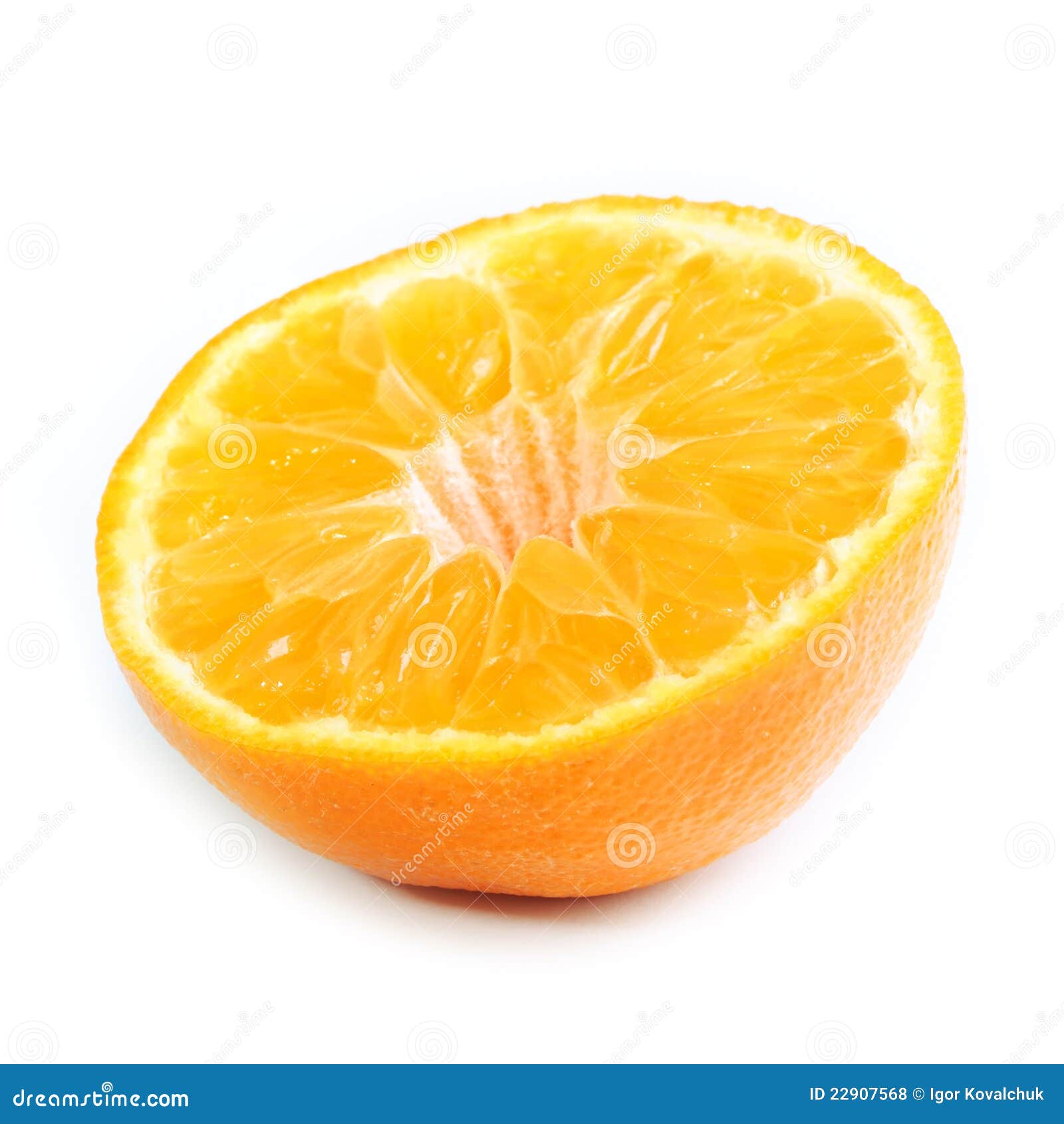Slice of orange stock photo. Image of cutout, color, light - 22907568