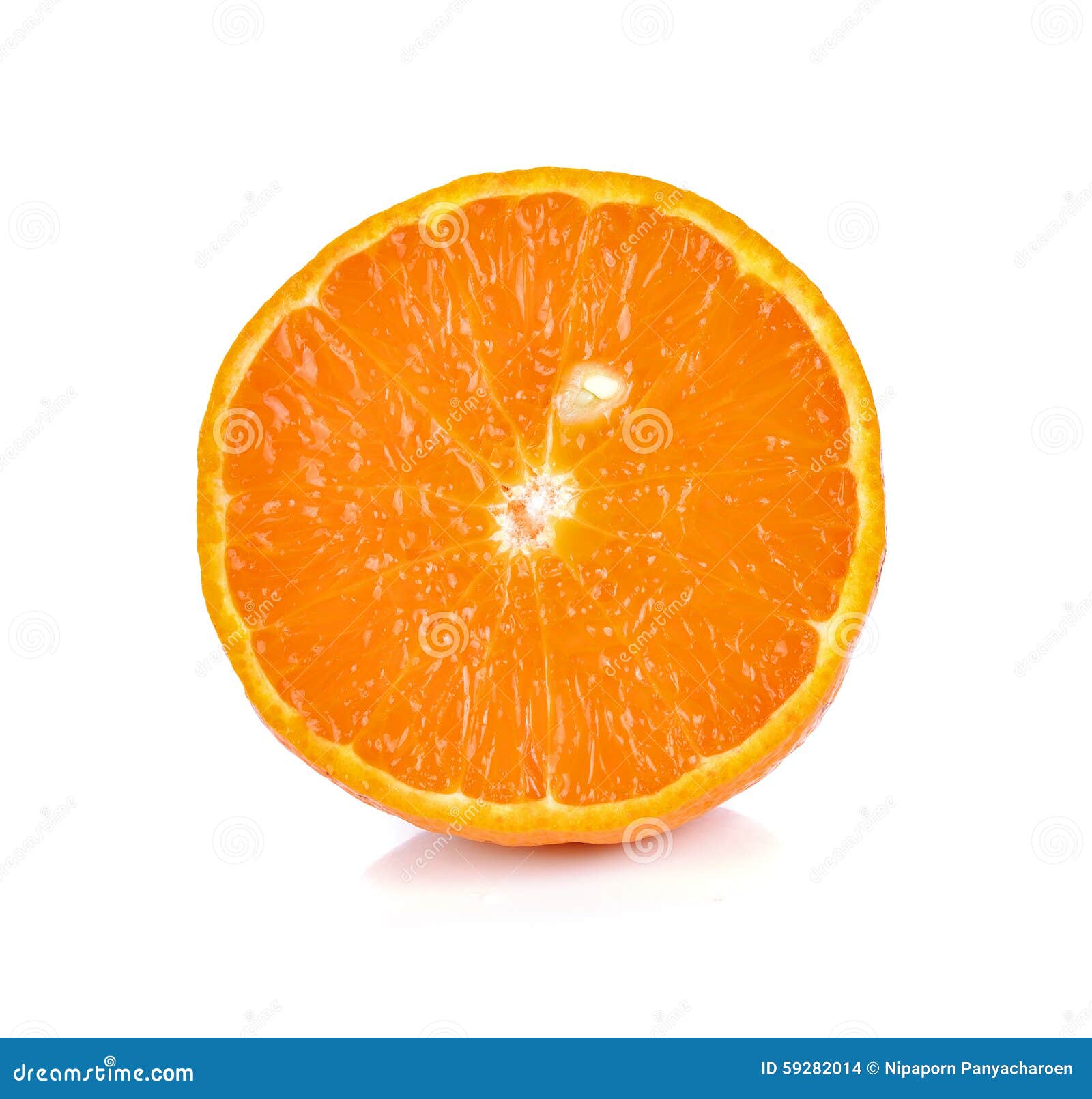 Slice of orange stock photo. Image of fruit, isolated - 59282014
