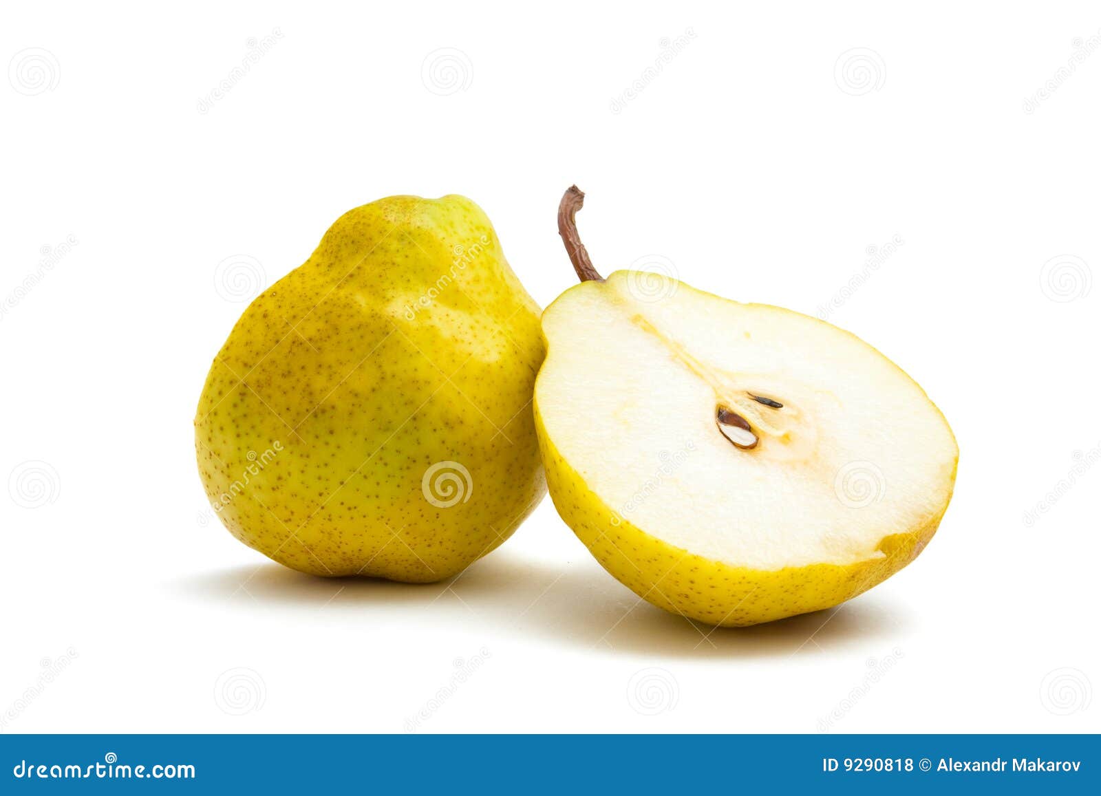 Slice of pear stock photo. Image of slice, brightly, isolated - 9290818