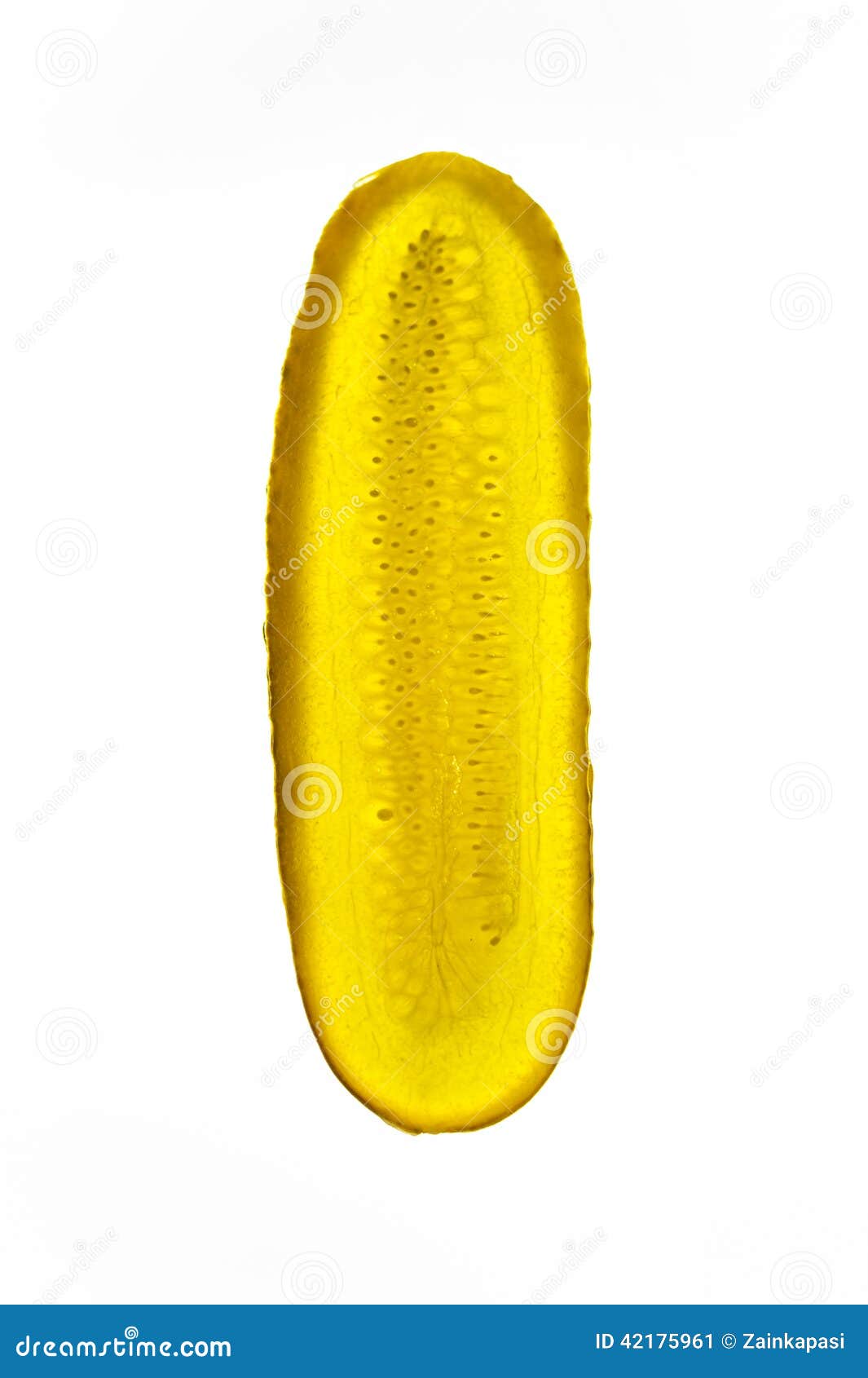 A slice of pickle stock image. Image of isolated, pickle - 42175961