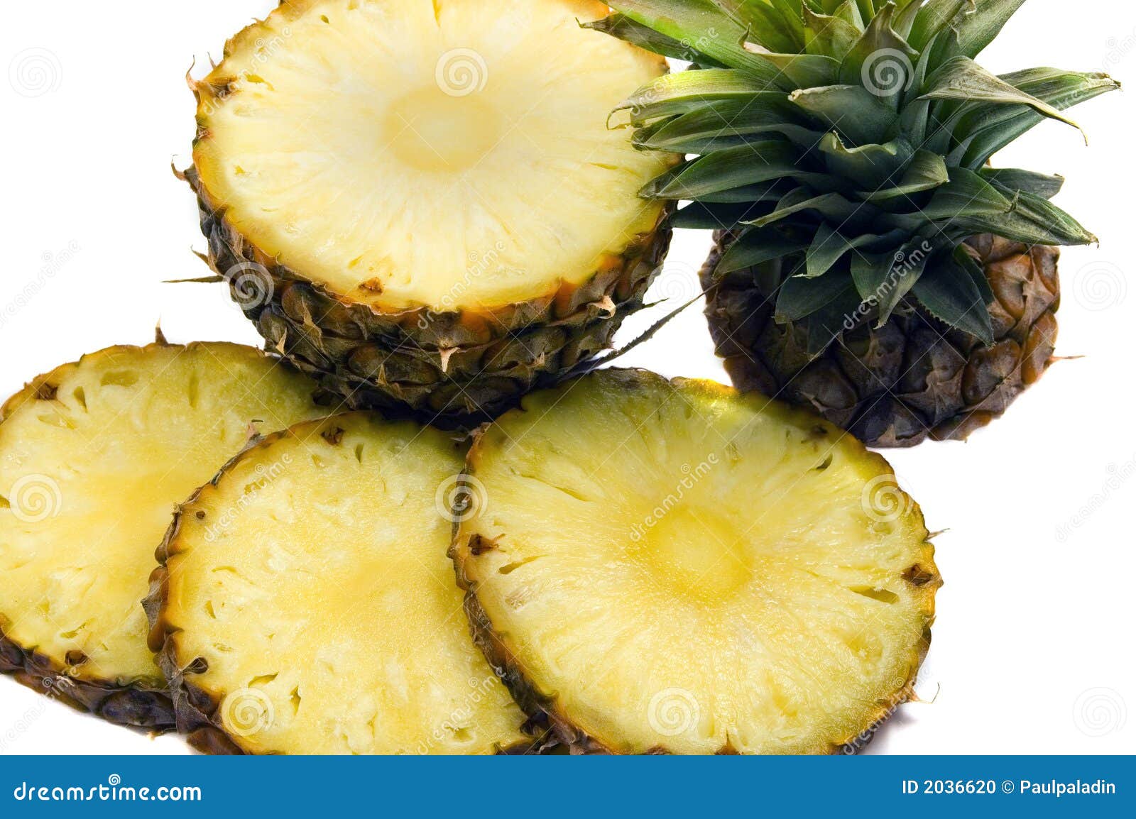 Slice of pineapple stock photo. Image of fruit, lifestyle - 2036620