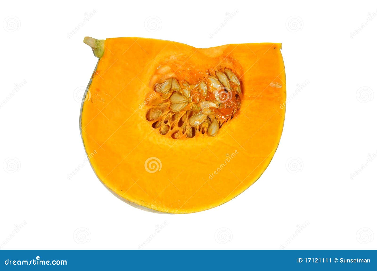Slice of Pumpkin stock image. Image of plant, nutrition - 17121111