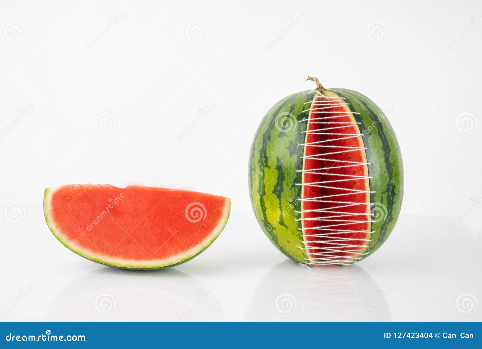 One slice of watermelon stock photo. Image of needlework - 127423404