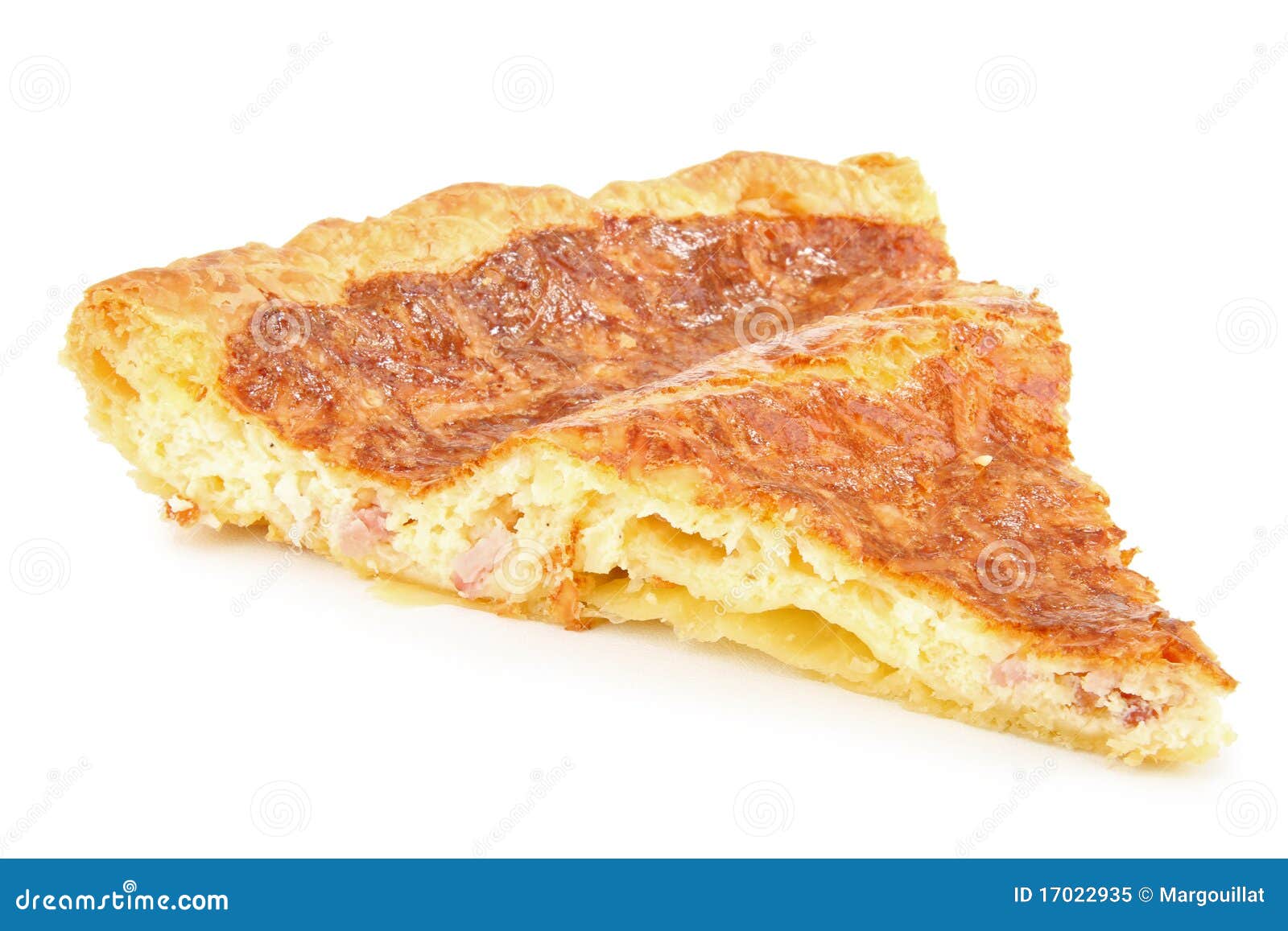 Slice of quiche stock image. Image of quiche, lorraine - 17022935