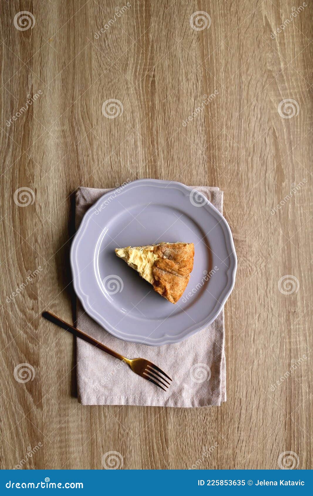 Slice of Quiche stock image. Image of french, flat, breakfast - 225853635