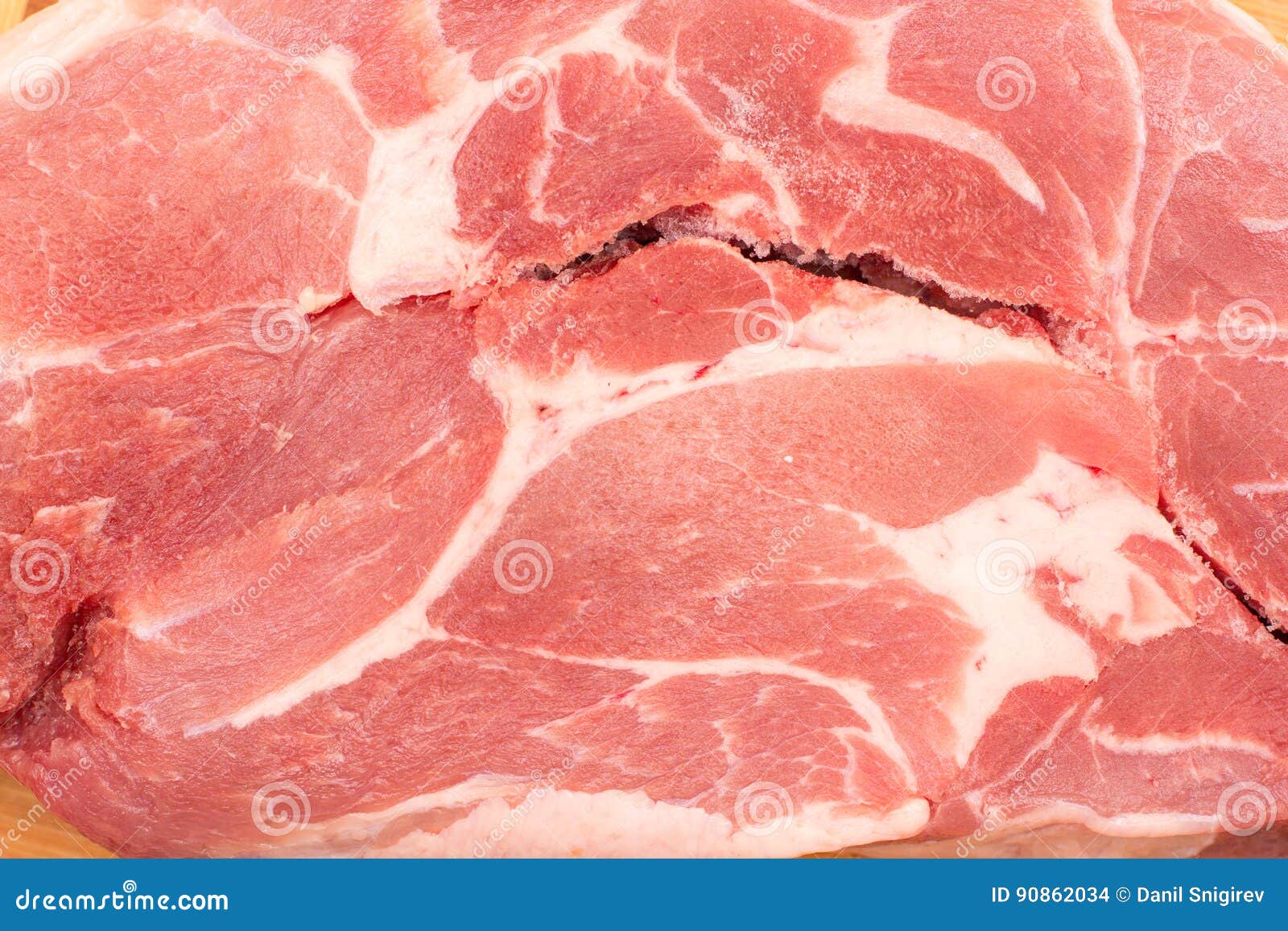Slice of raw pork meat stock photo. Image of diet, meat - 90862034